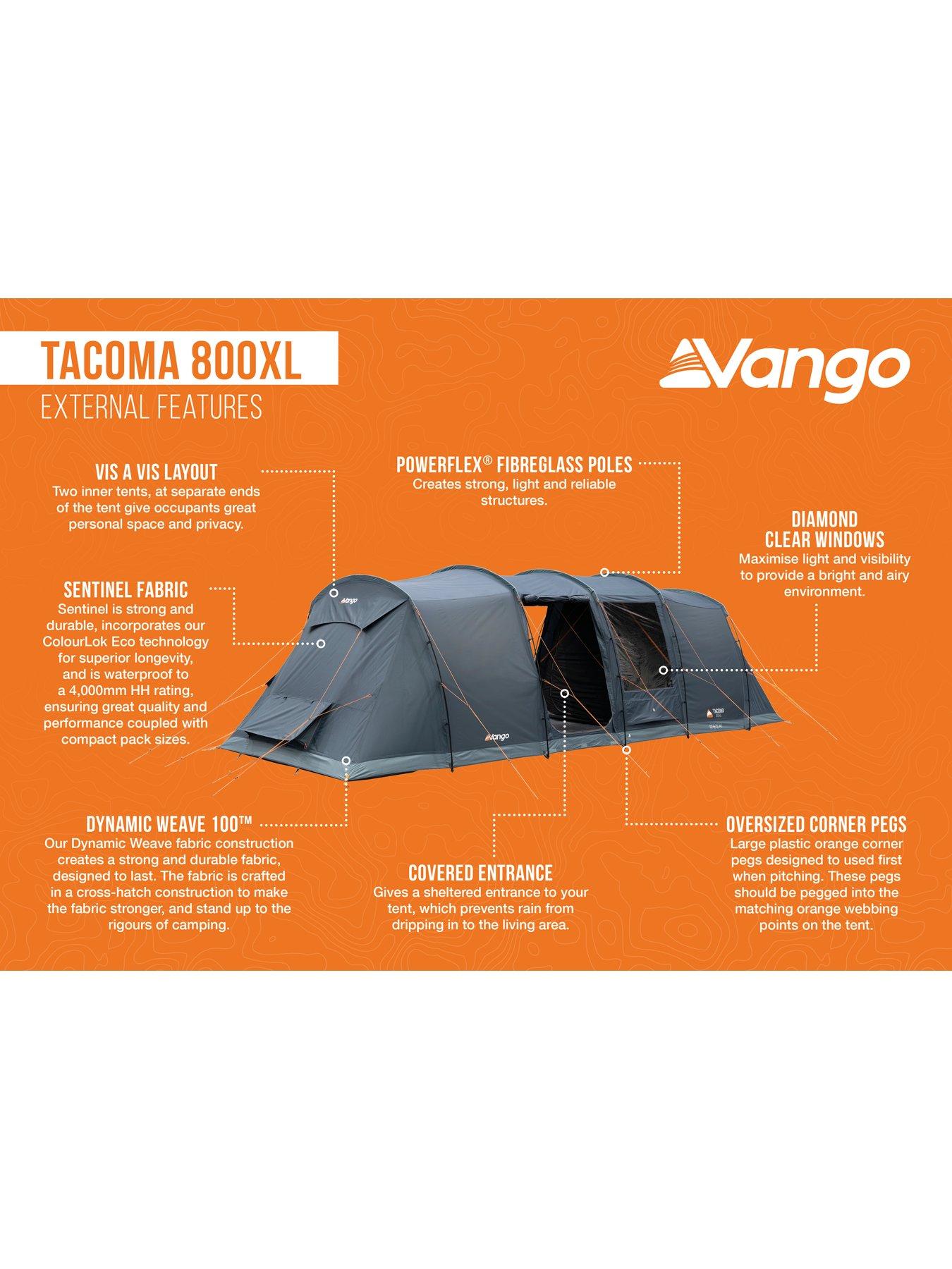 Vango Tacoma 800XL Package Tent | Very