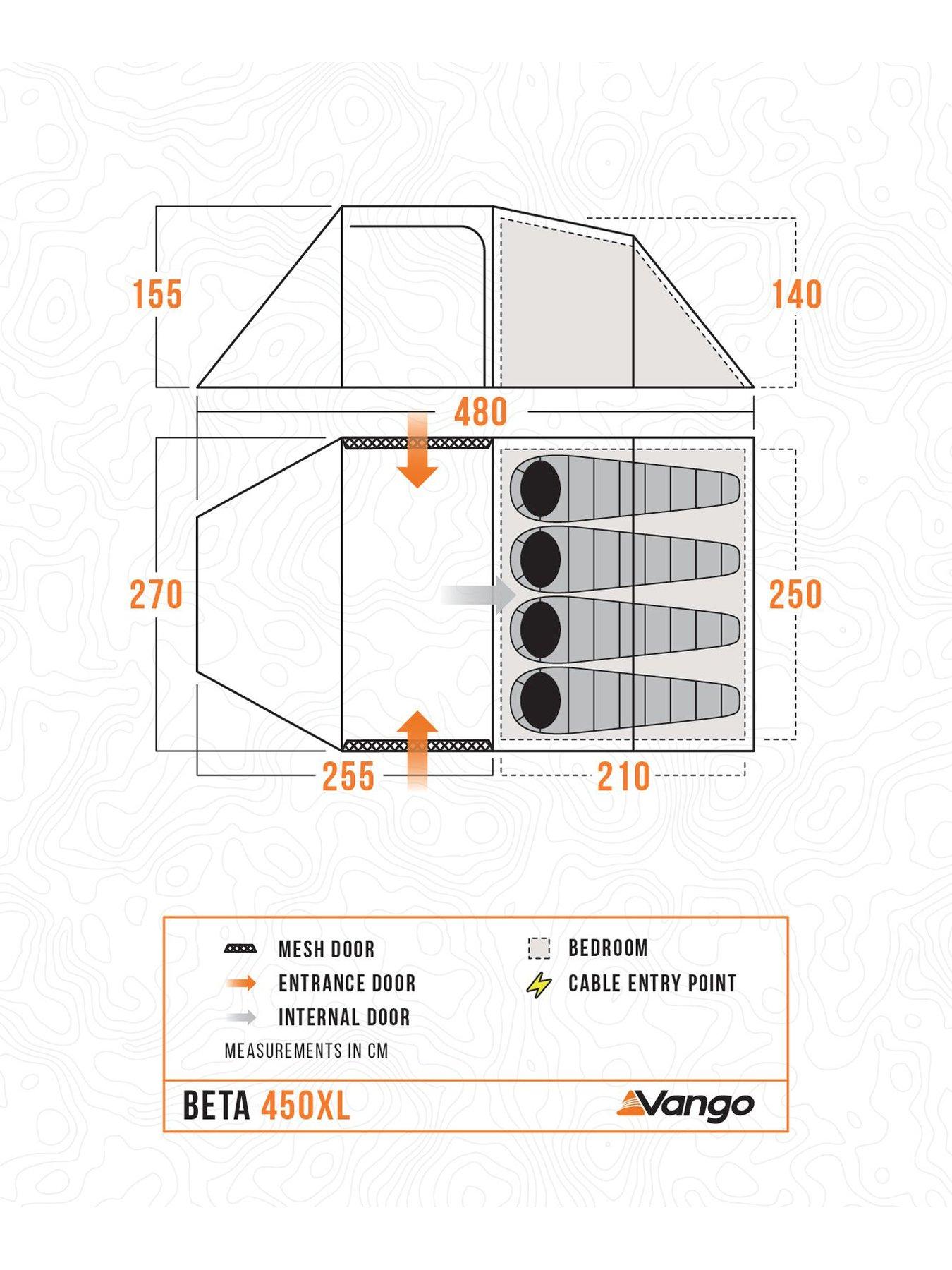 Vango Beta 450XL Tent | Very