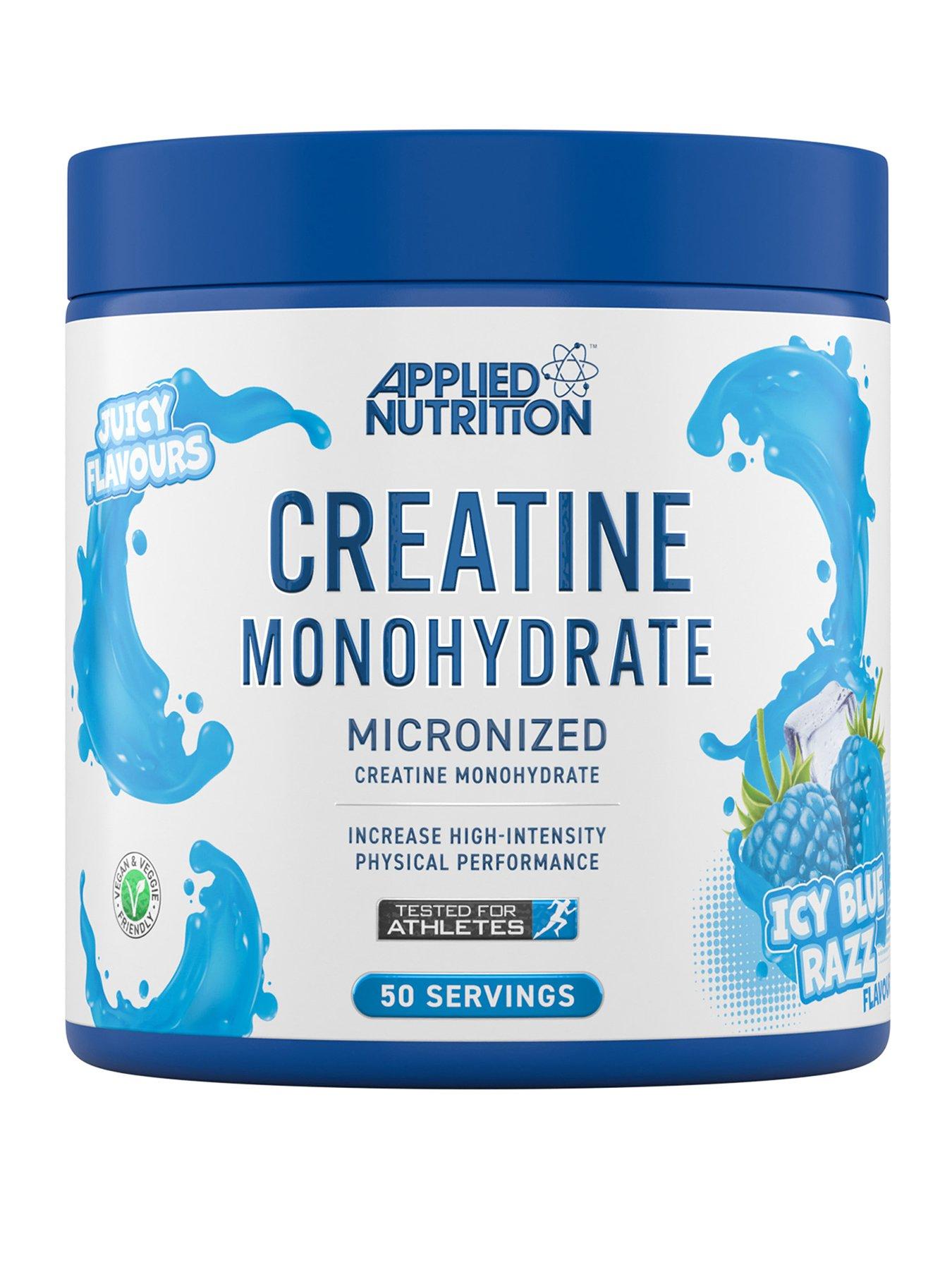Applied Nutrition Creatine Monohydrate - 250g, 50 Servings, Icy Blue ...