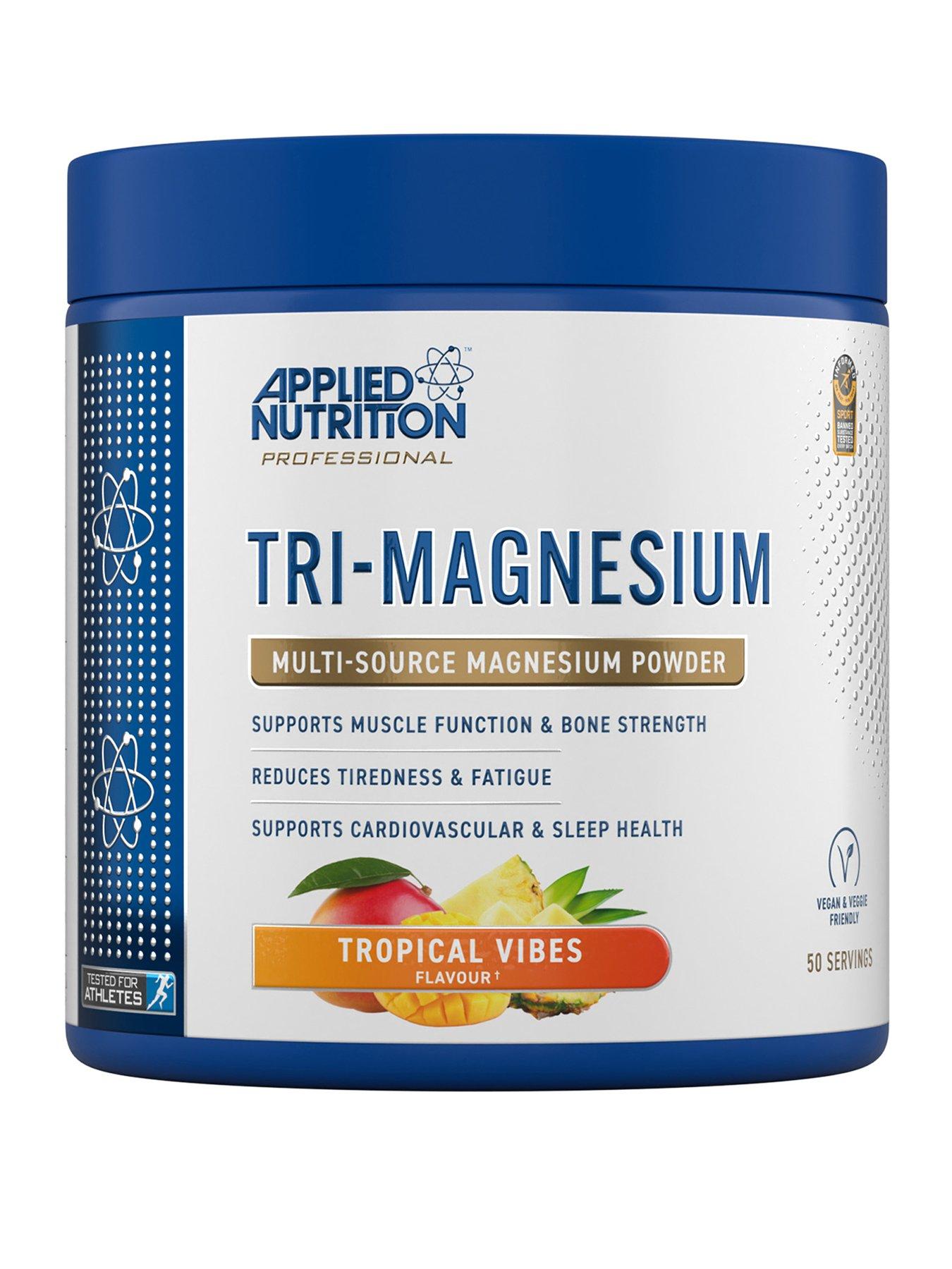 Applied Nutrition Tri Magnesium 200g - 50 Servings - Tropical Vibes ...