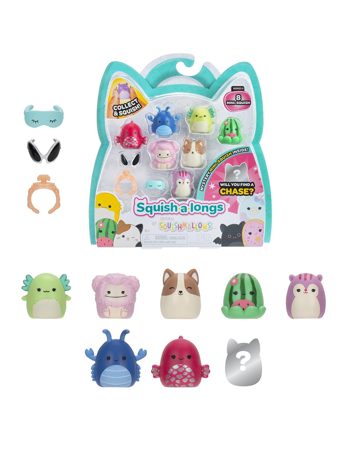 Squish-a-longs 8 Pack (STYLE 3- W2) - 1-Inch Mini-Squish | Very