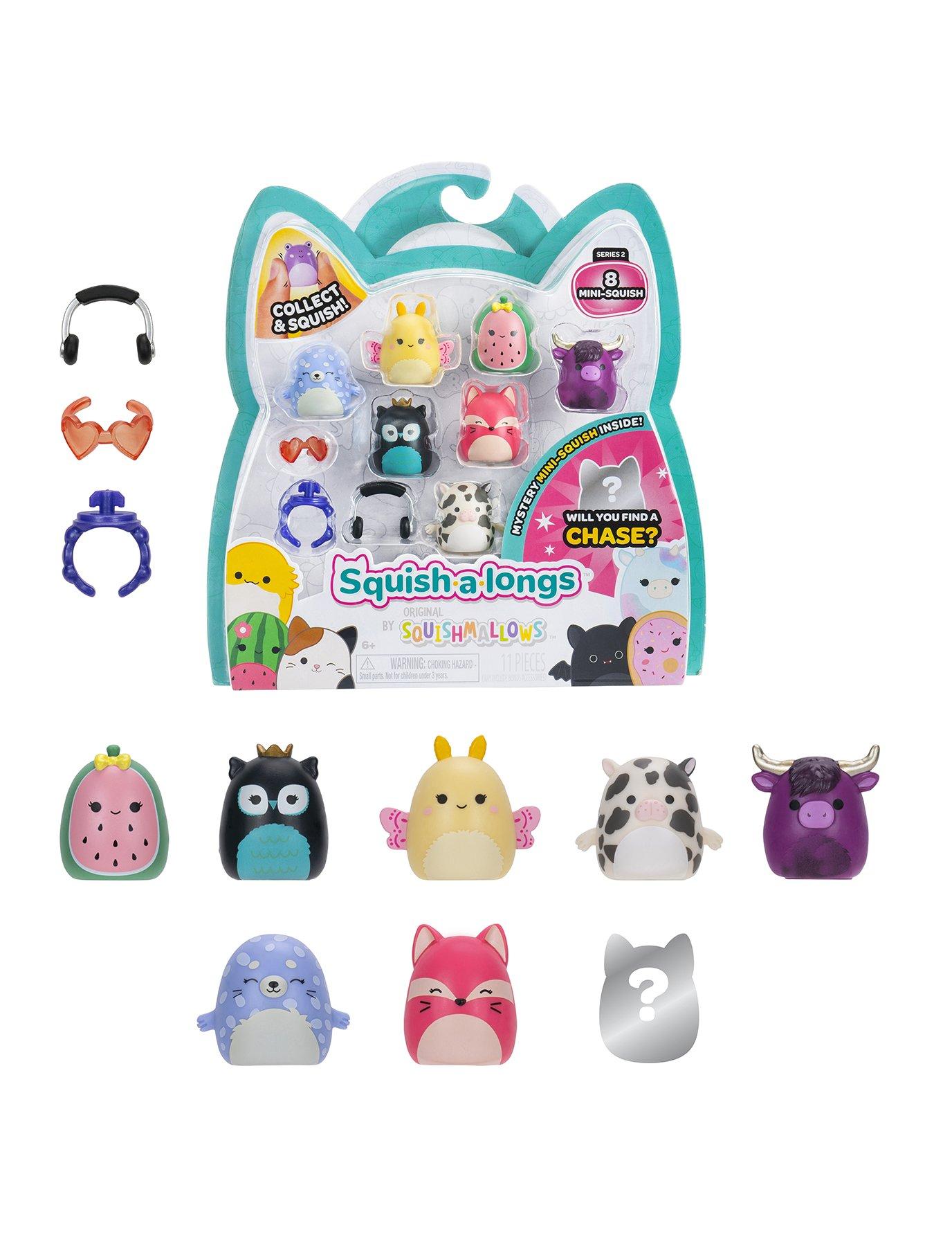 Squish-a-longs 8 Pack (STYLE 4- W2) - 1-Inch Mini-Squish | Very