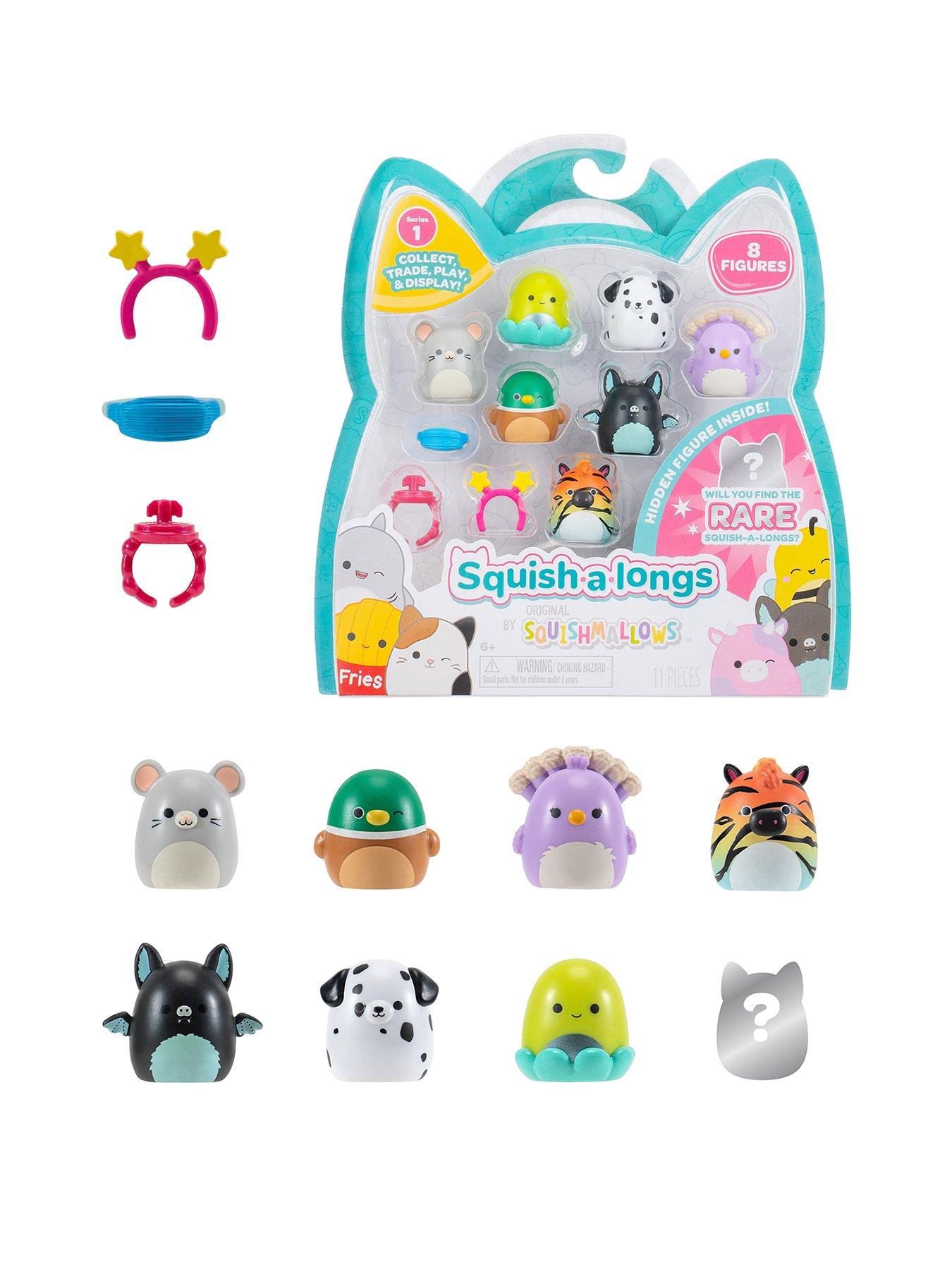 Squish-a-longs 8 Pack (STYLE 2-W1) - 1-Inch Mini-Squish | Very