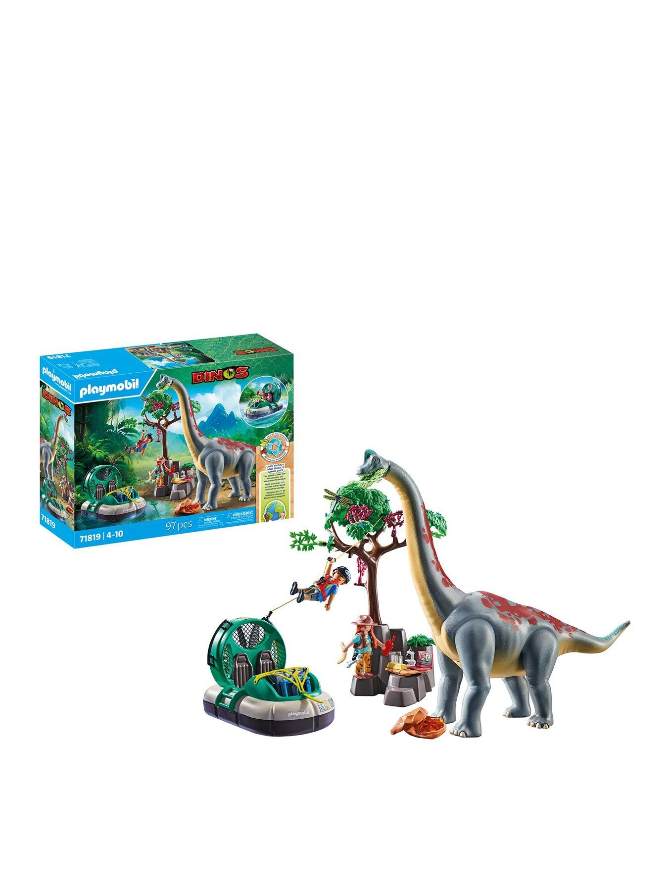 Playmobil Brachiosaurus encounter with hovercraft | Very