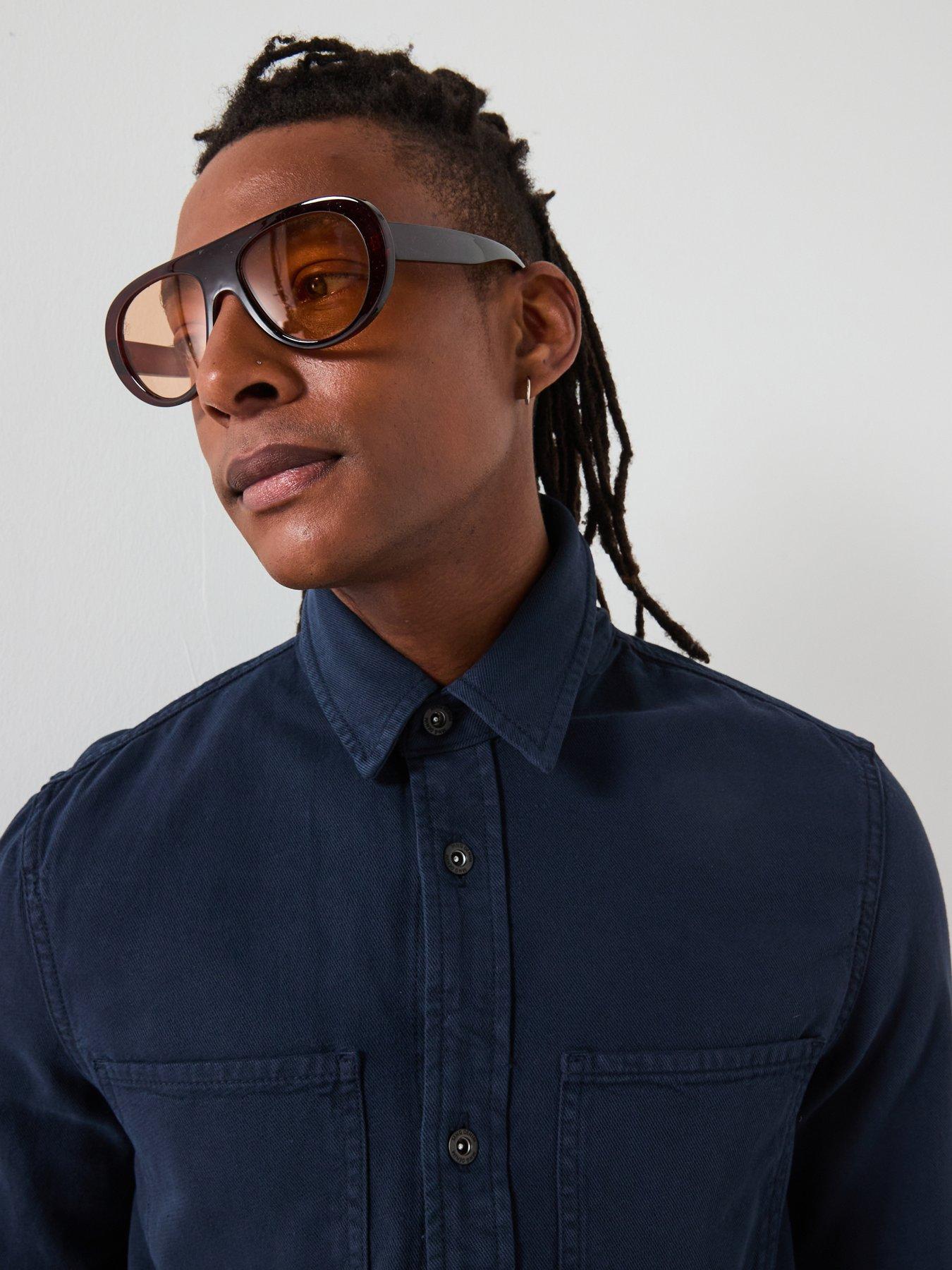 Mango Jay Twill Casual Overshirt - Navy | Very