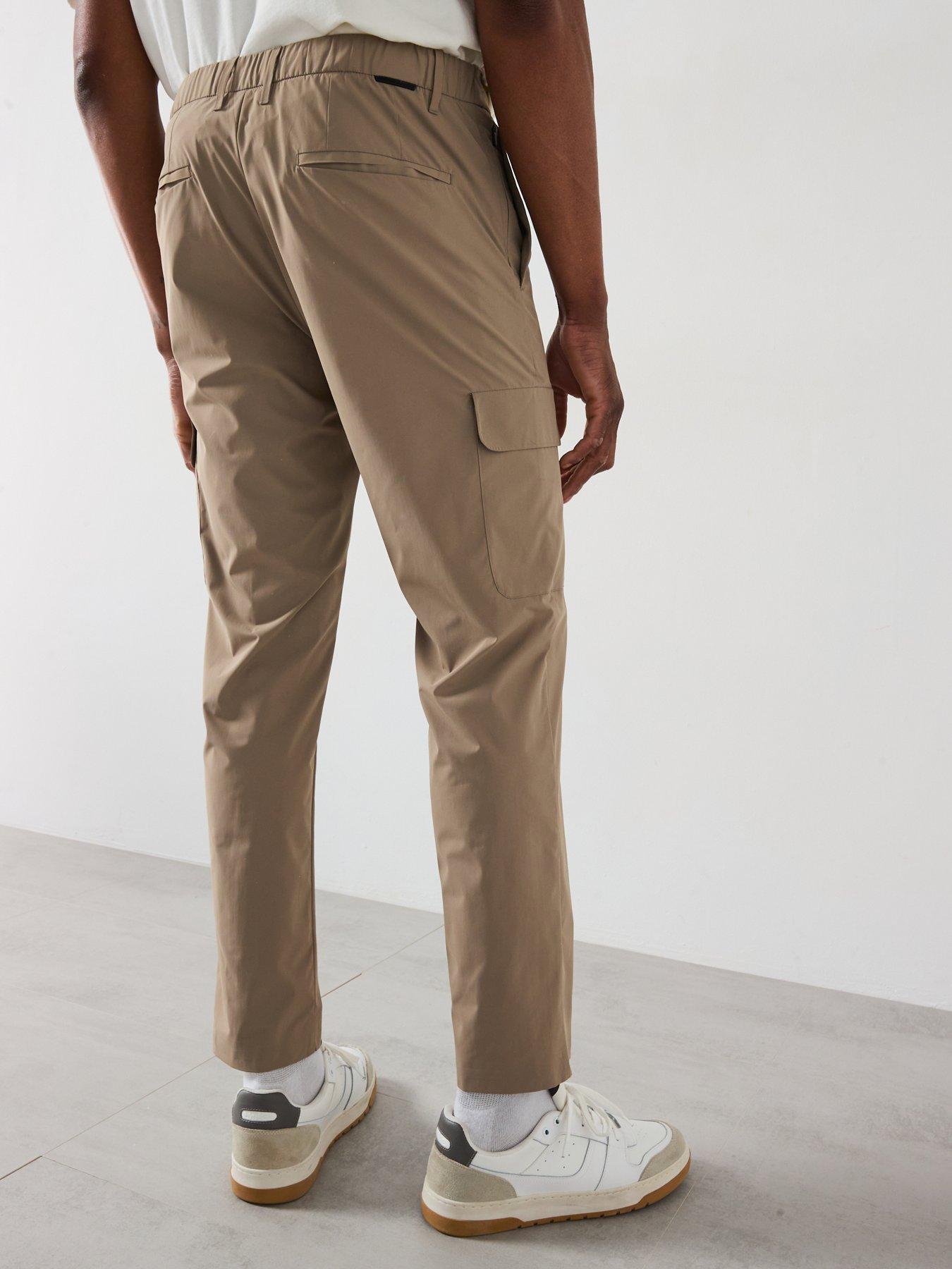 Mango Ozen Performance Lightweight Cargo Trousers - Brown | Very