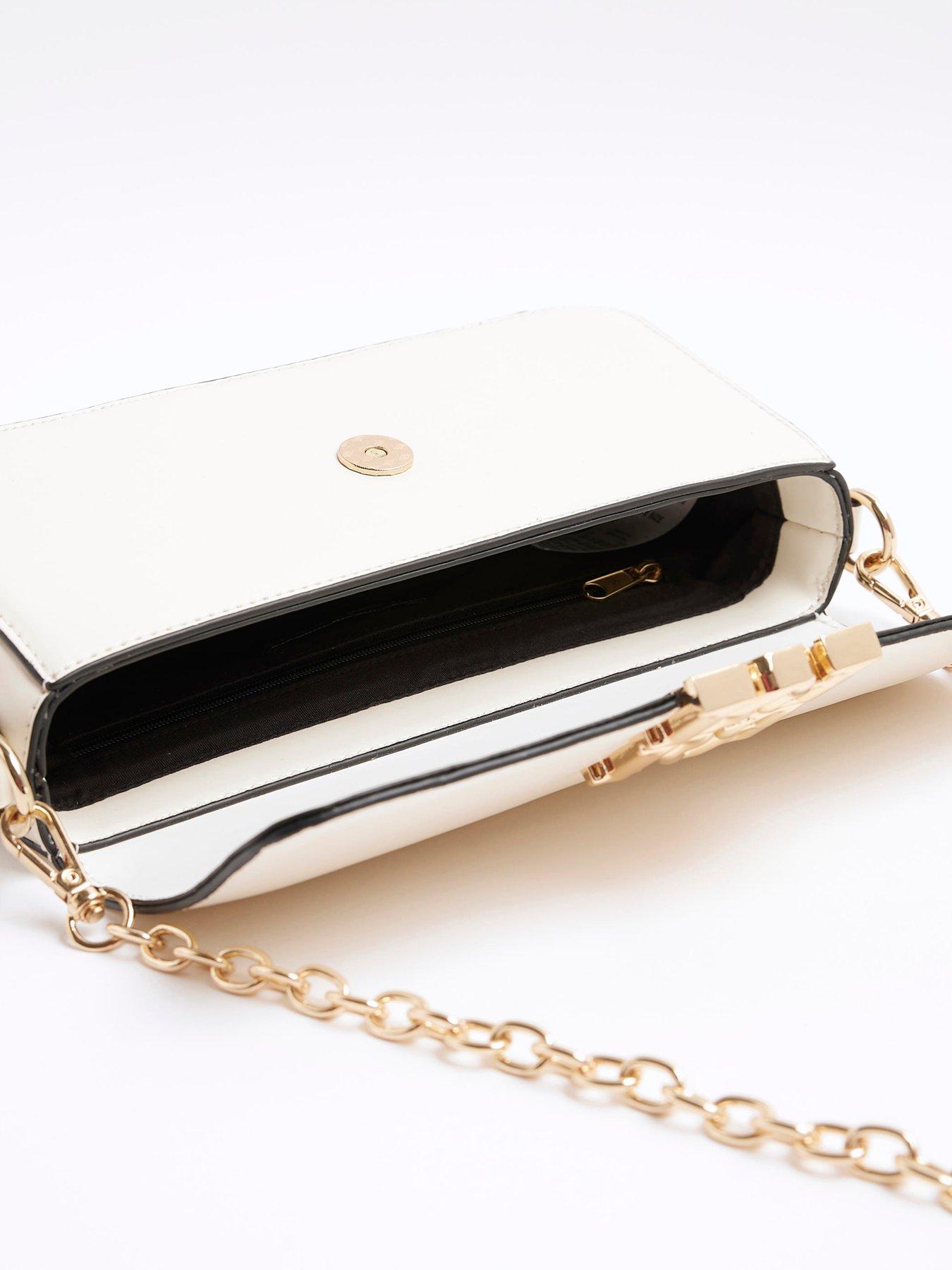 River Island RR Satchel Bag - White | Very