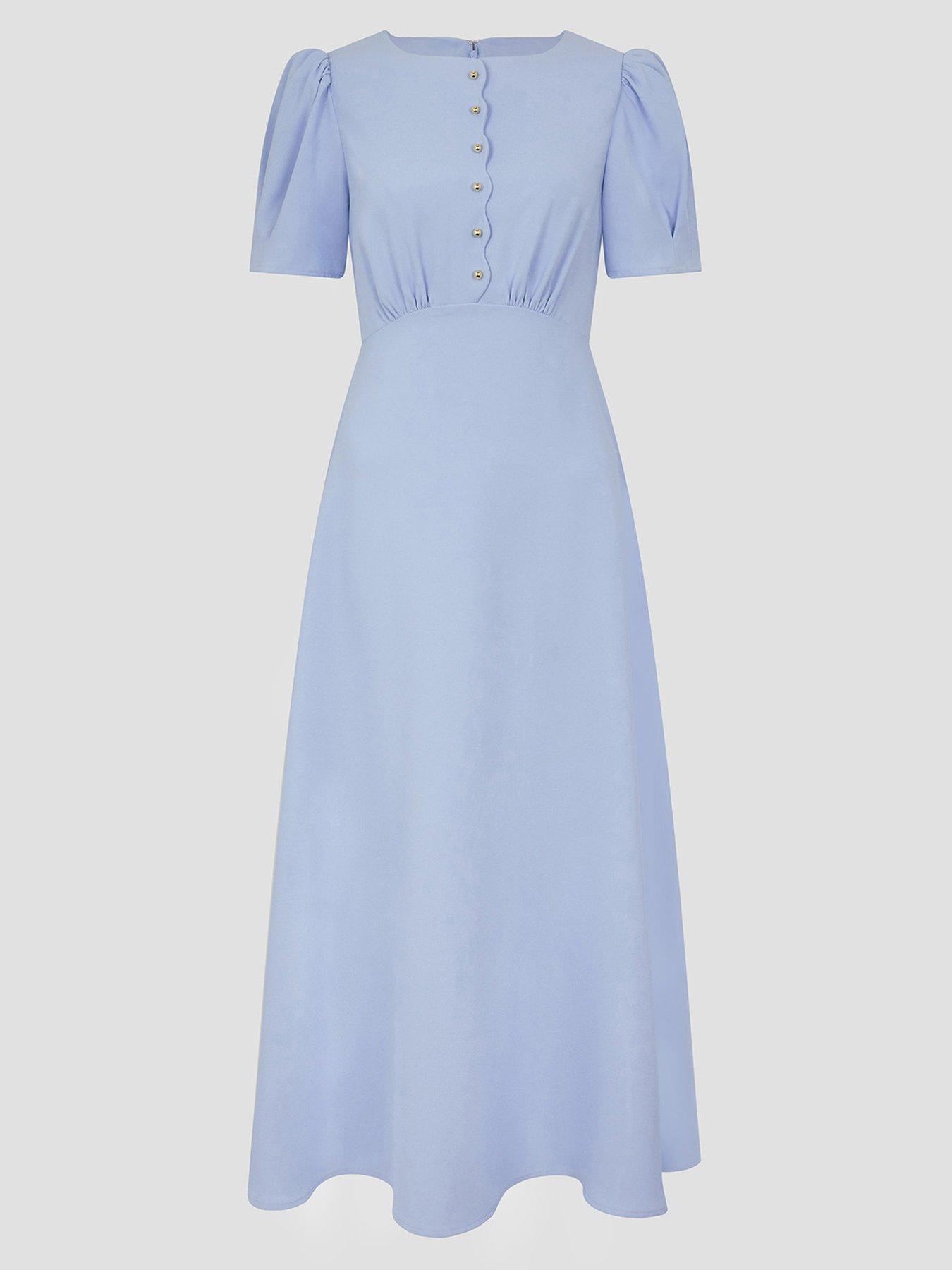 Monsoon Ruth Dress - Blue | Very