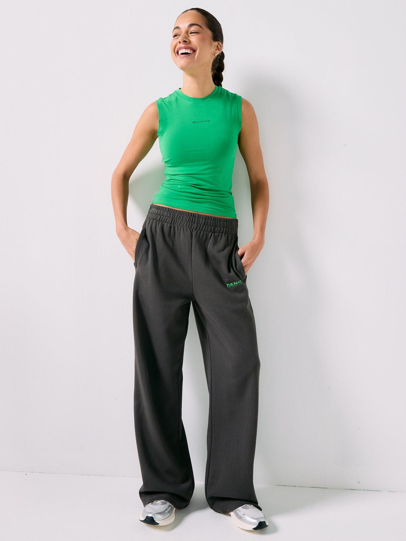 P.E Nation Womens Training Lenox Tank - Green | Very