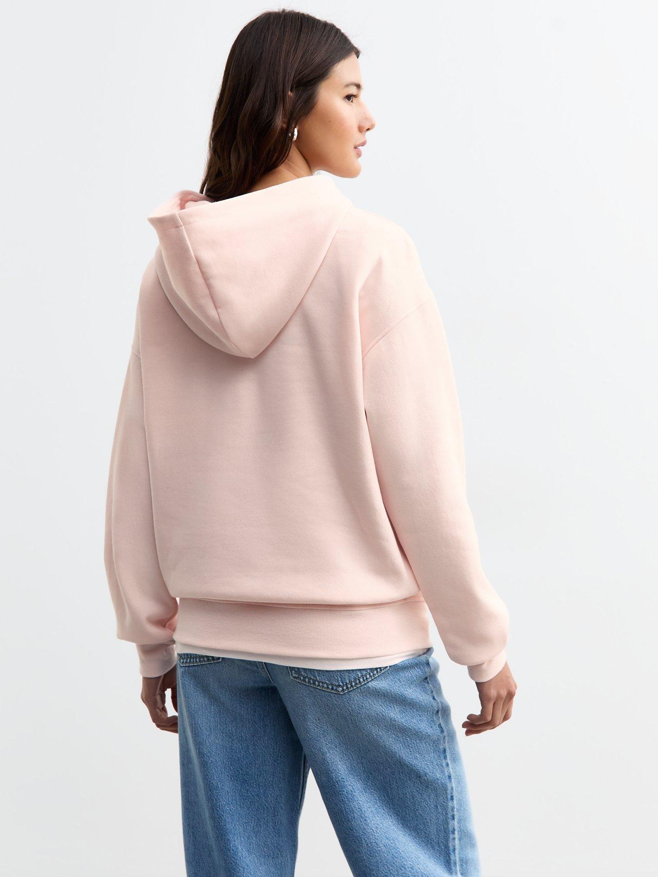 New Look Light Pink Pullover Hoodie | Very
