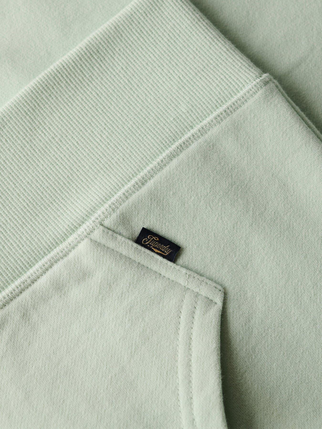 Superdry Essential Logo Zip Hoodie - Green | Very