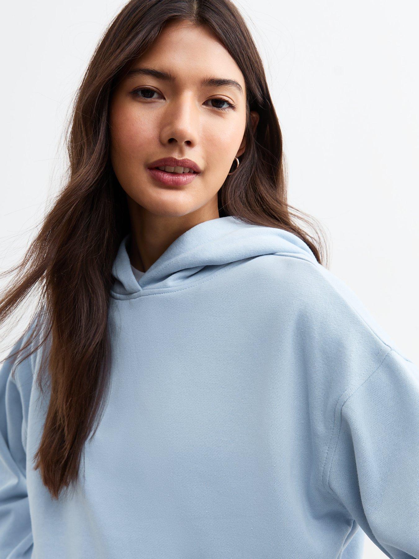 New Look Light Blue Pullover Hoodie | Very