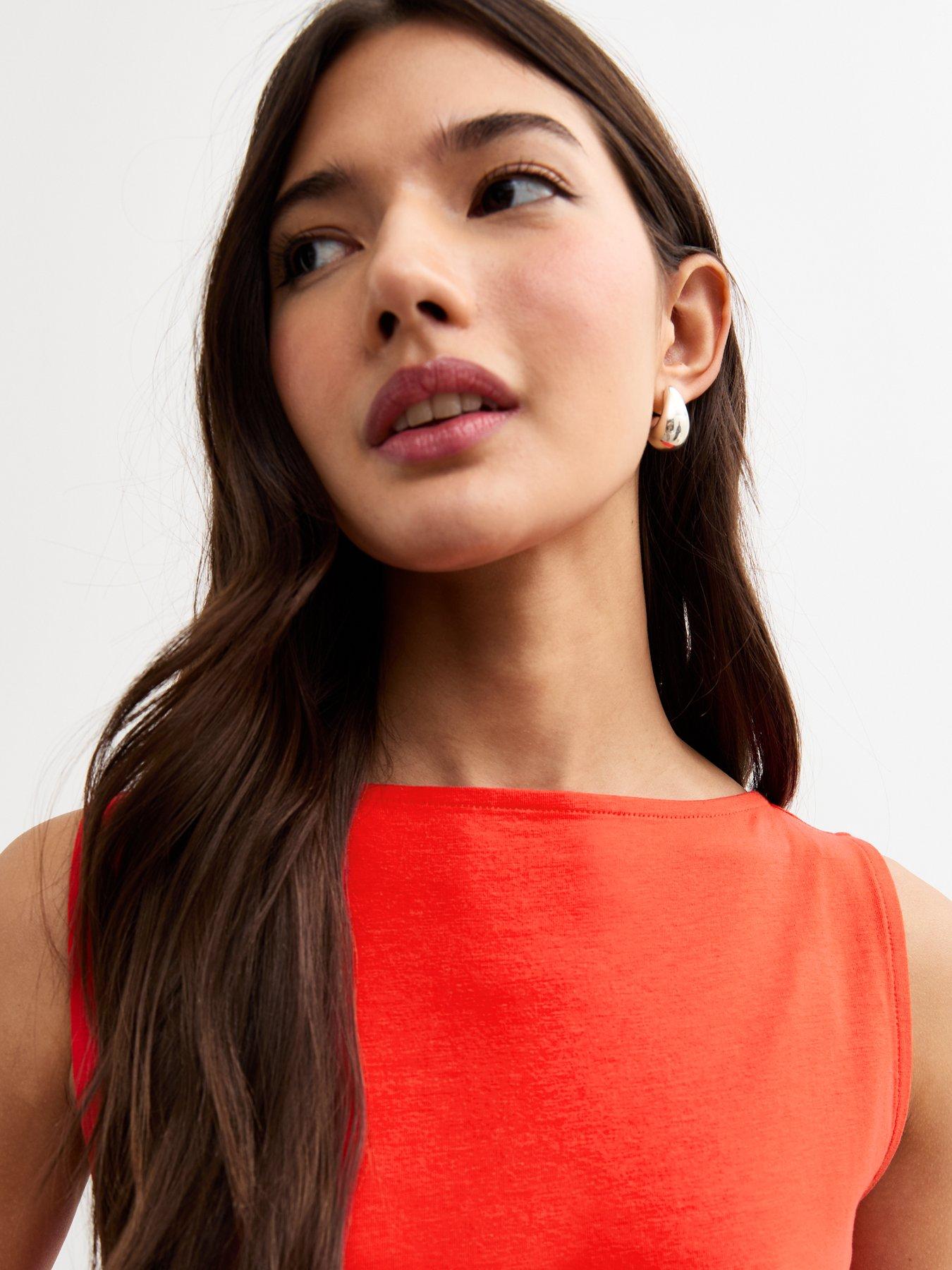 New Look Red Slash Neck Vest | Very