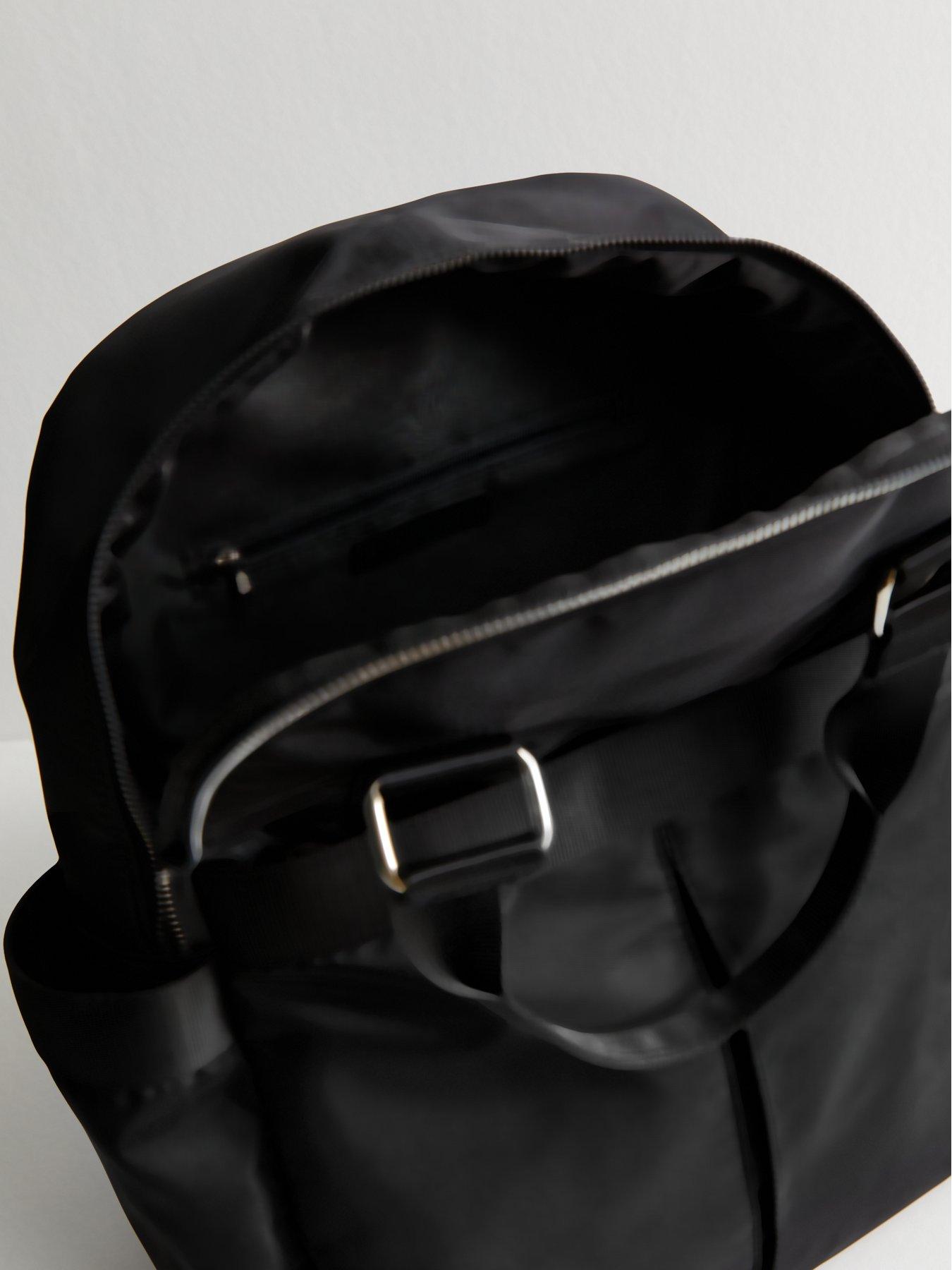 New Look Multi Pocket Top Handle Backpack - Black | Very