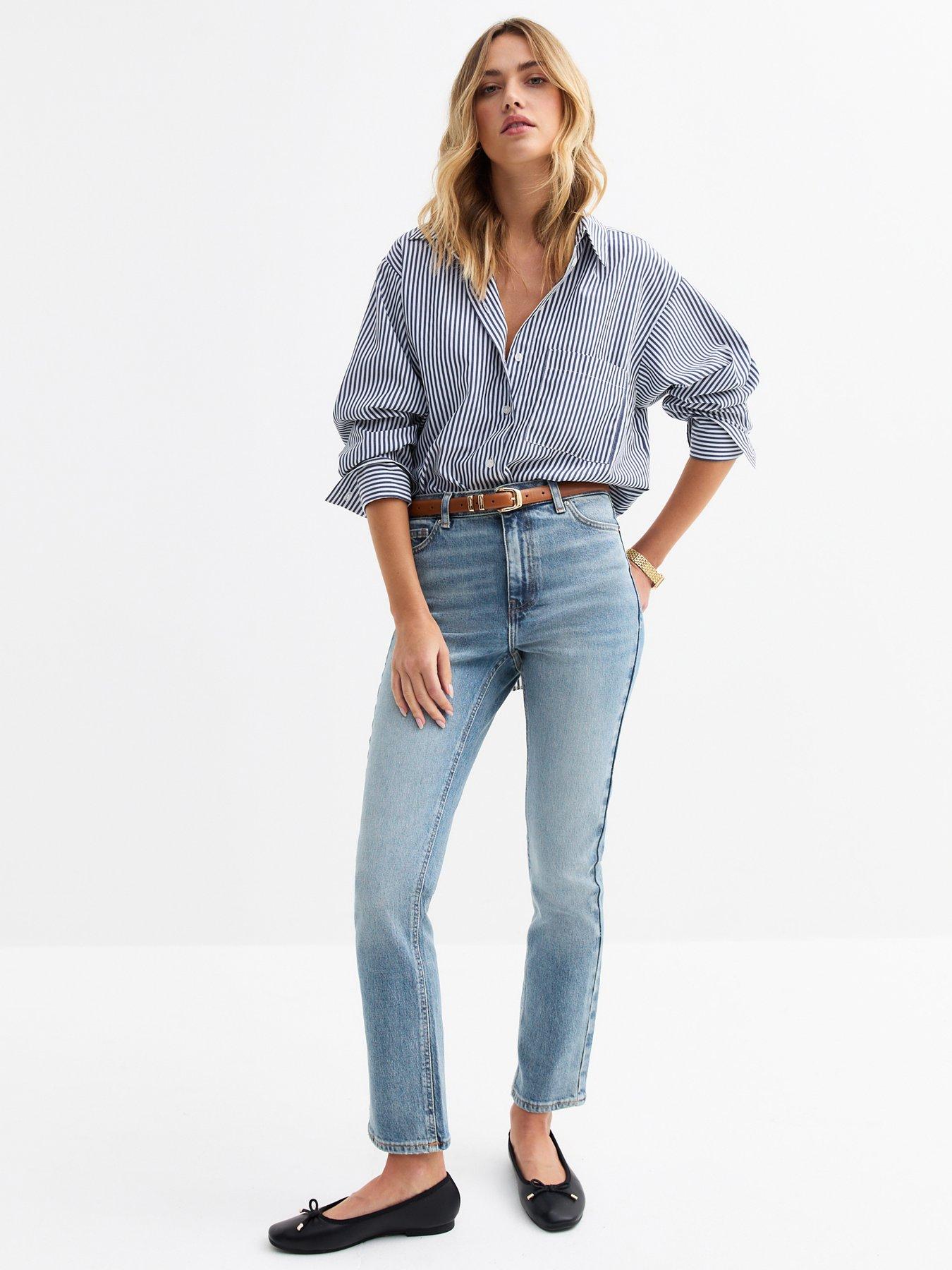 New Look Straight Leg Jeans - Blue | Very
