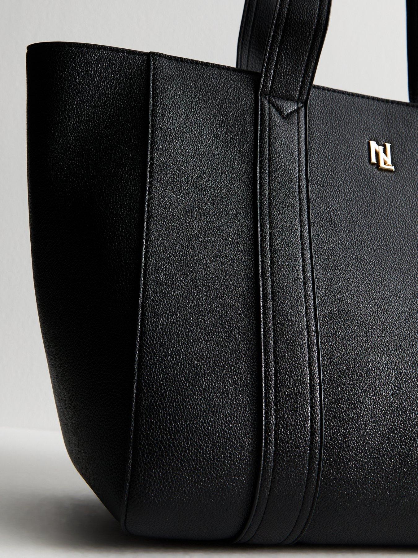 New Look NL Logo Detail Tote Bag - Black | Very