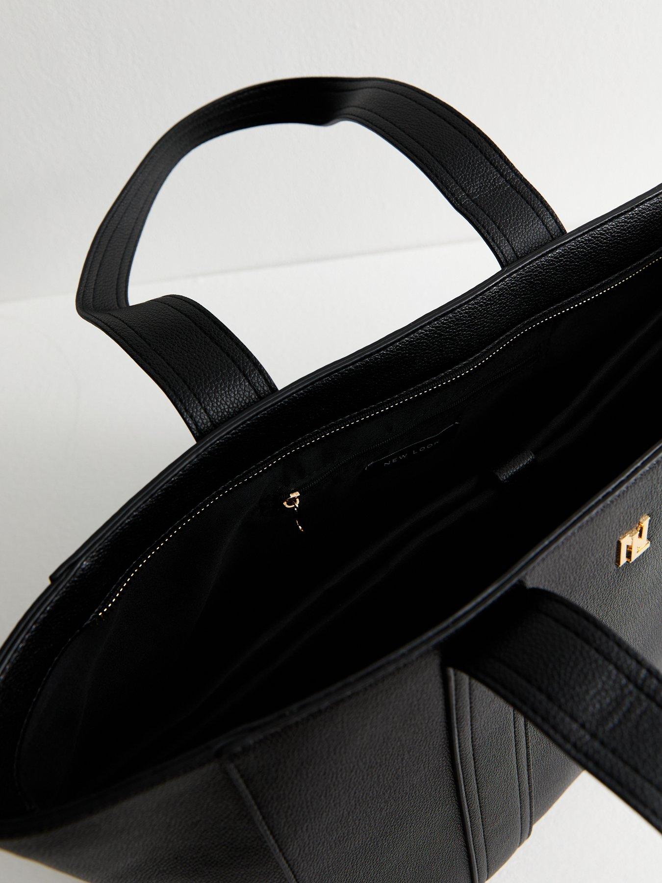 New Look NL Logo Detail Tote Bag - Black | Very