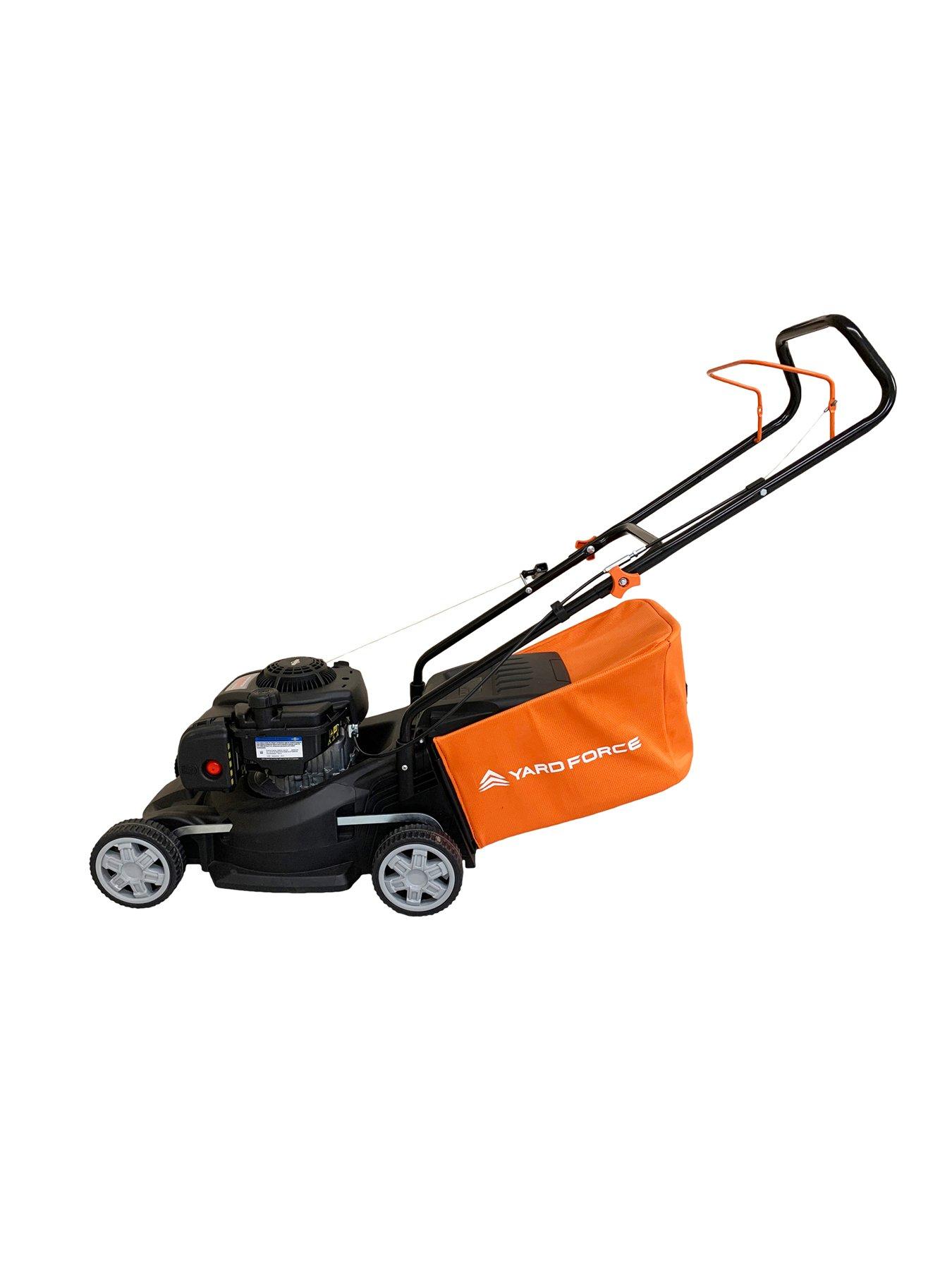 Yard Force 40cm Hand Push Petrol Lawnmower with 125cc Briggs and ...