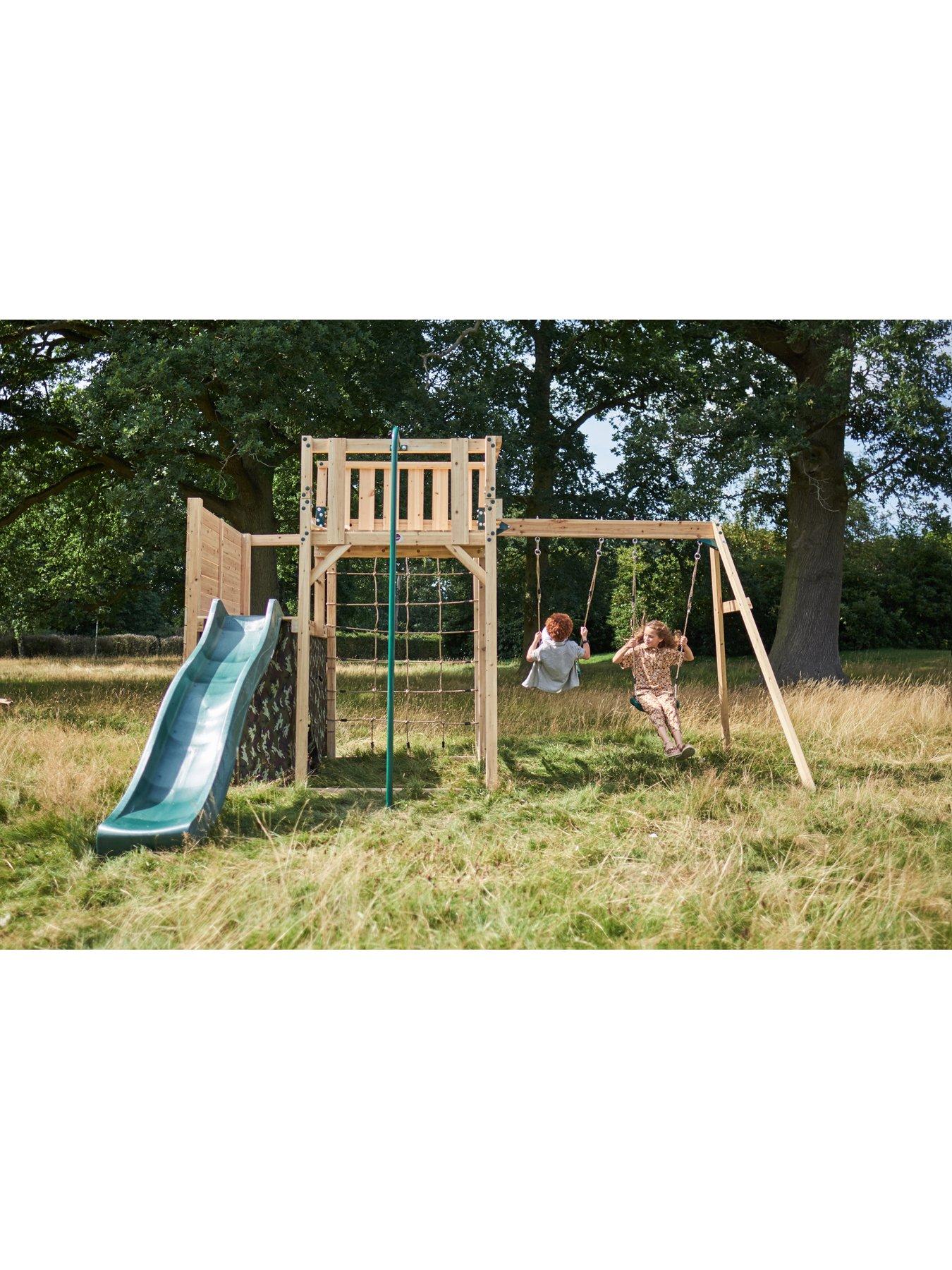 Plum Wooden Climbing Cube XL with Swing Arm | Very