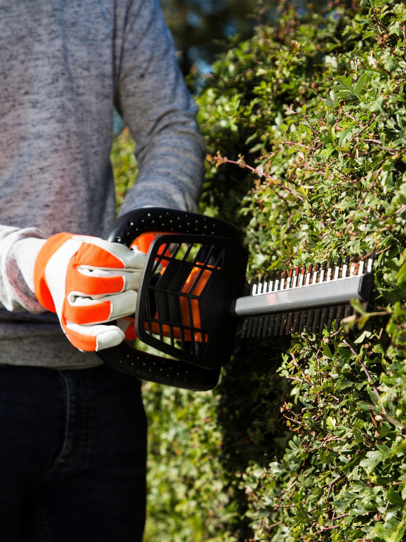 Yard Force 20V Cordless Hedge Trimmer with 45cm dual action blade, Li ...