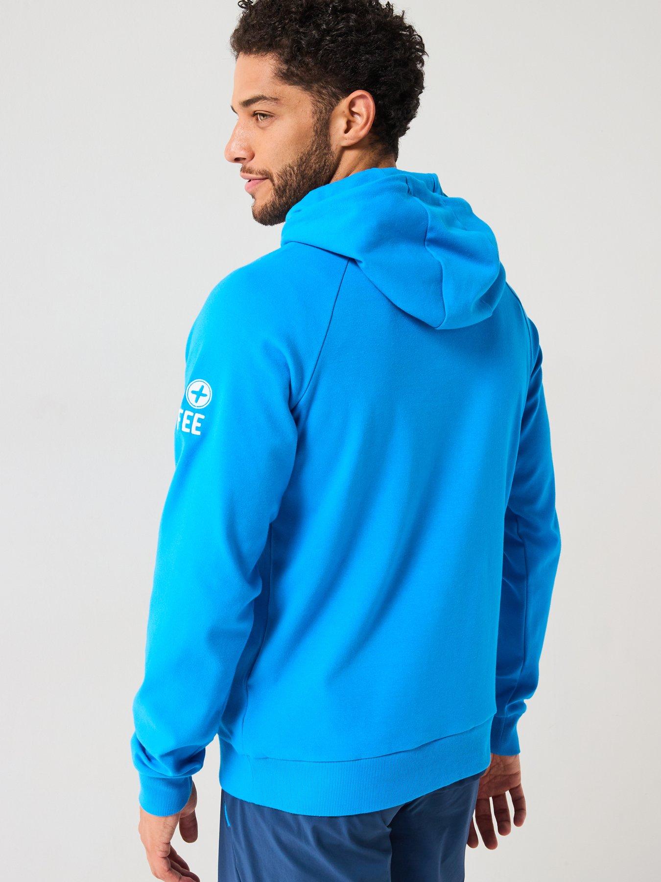 Gym + Coffee Men's Training Chill Hoodie - Blue | Very
