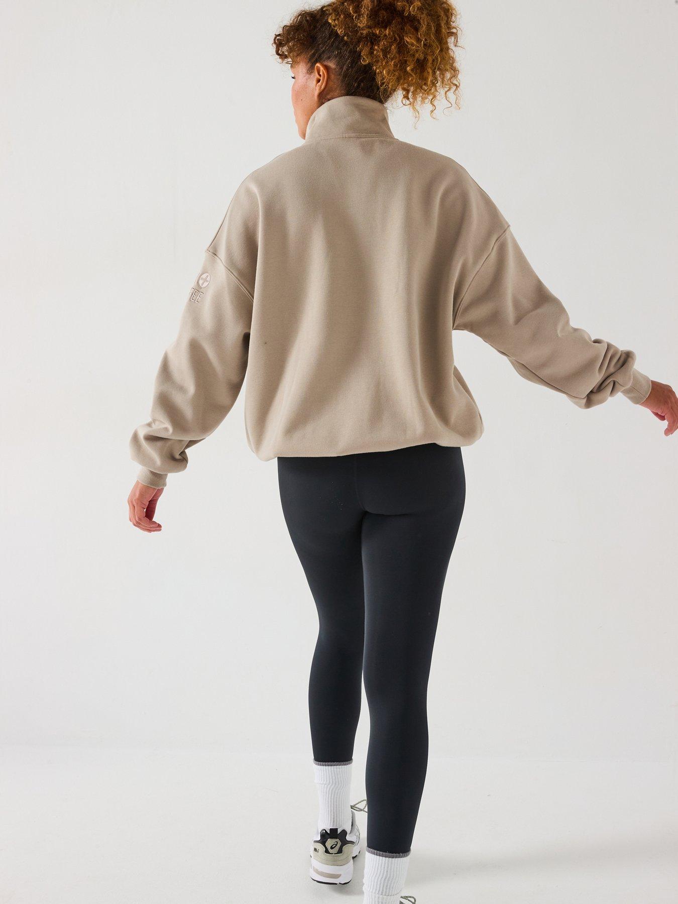 Gym + Coffee Womens Training Sierra Snap Collar - Beige | Very