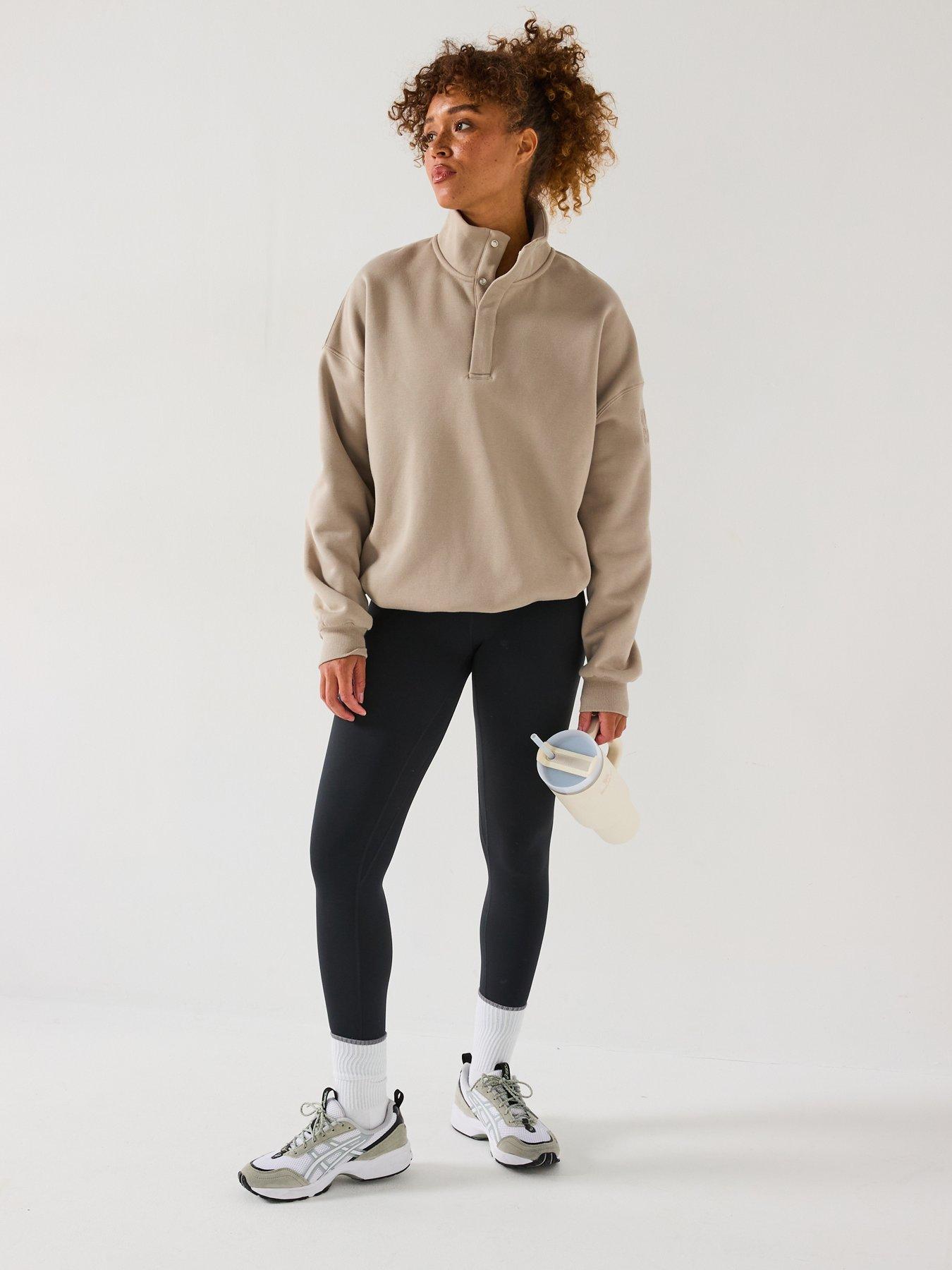 Gym + Coffee Womens Training Sierra Snap Collar - Beige | Very