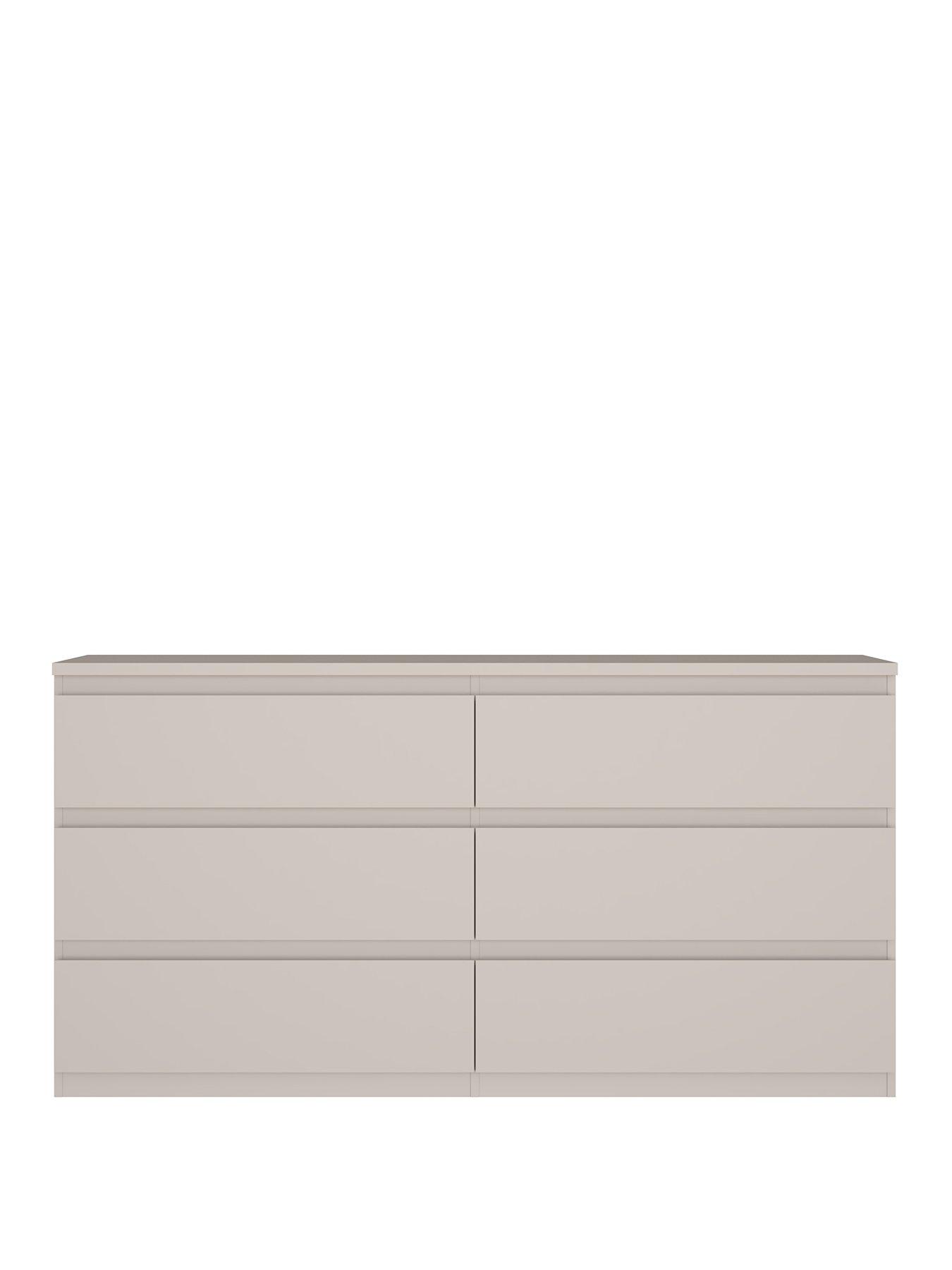 Very Home Lisson 6 Drawer Chest - Oatmeal - FSC® Certified | Very