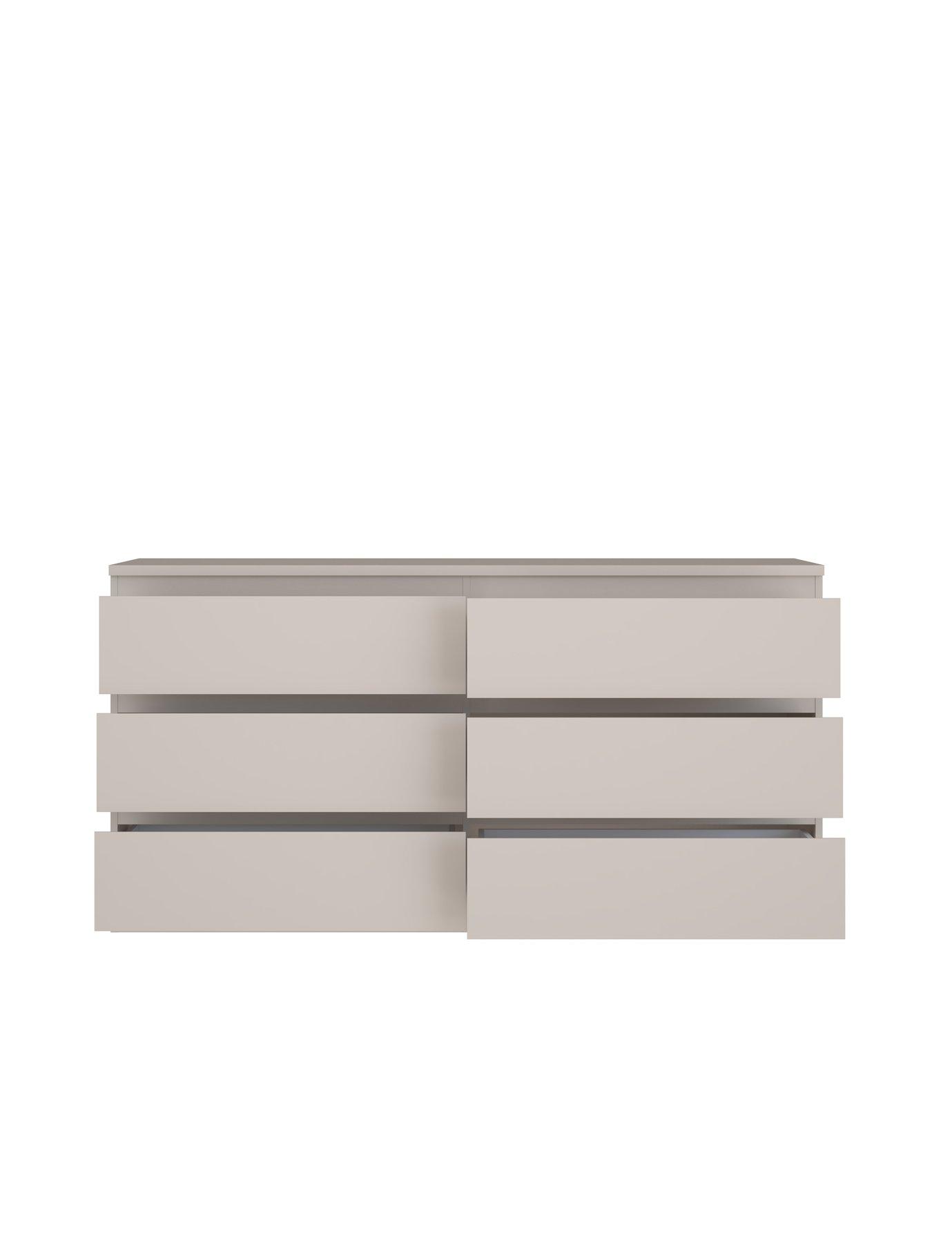 Very Home Lisson 6 Drawer Chest - Oatmeal - FSC® Certified | Very