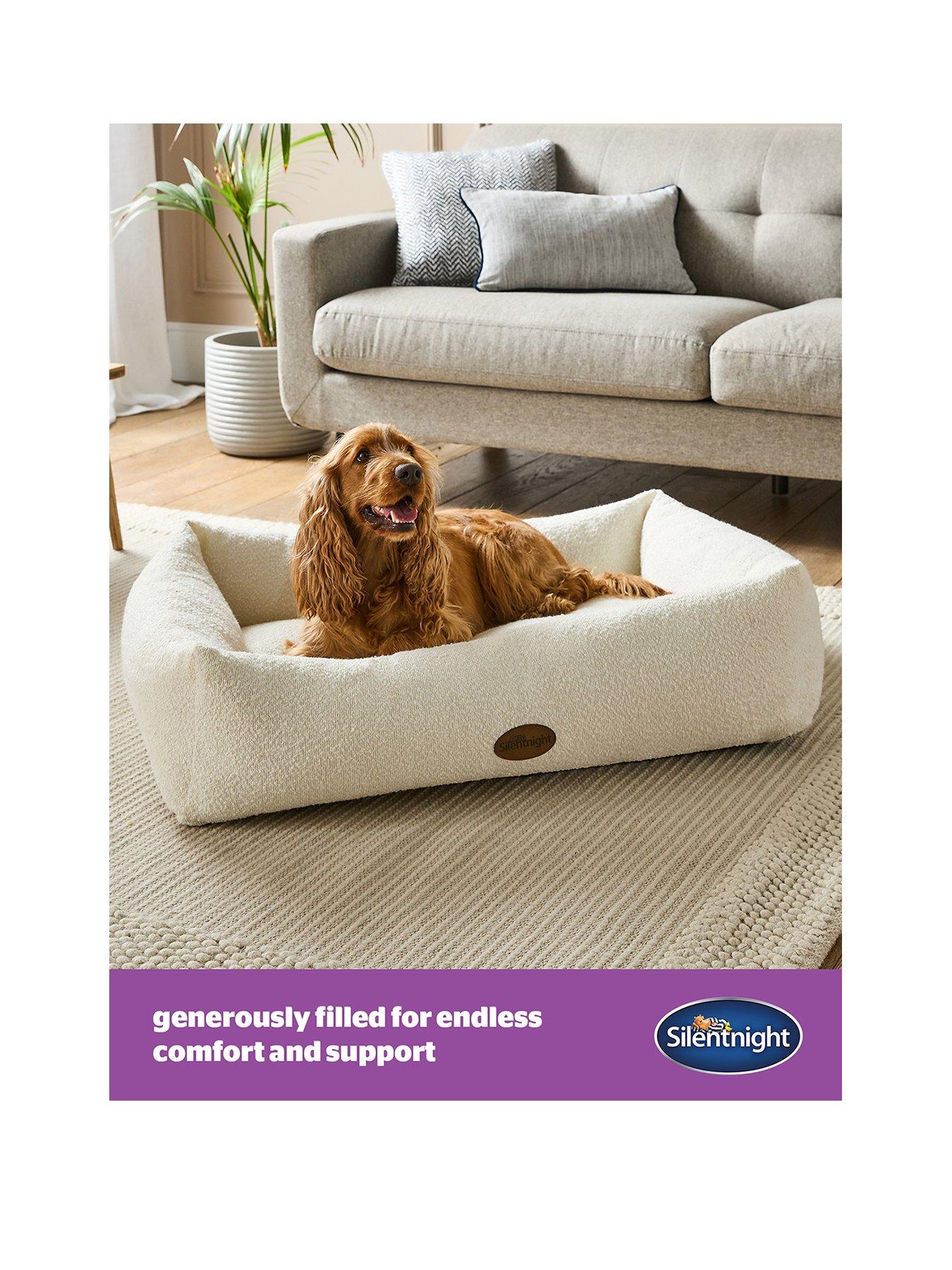 Silentnight Ultimate Deep Sleep Boucle Box Pet Bed - Natural | Very