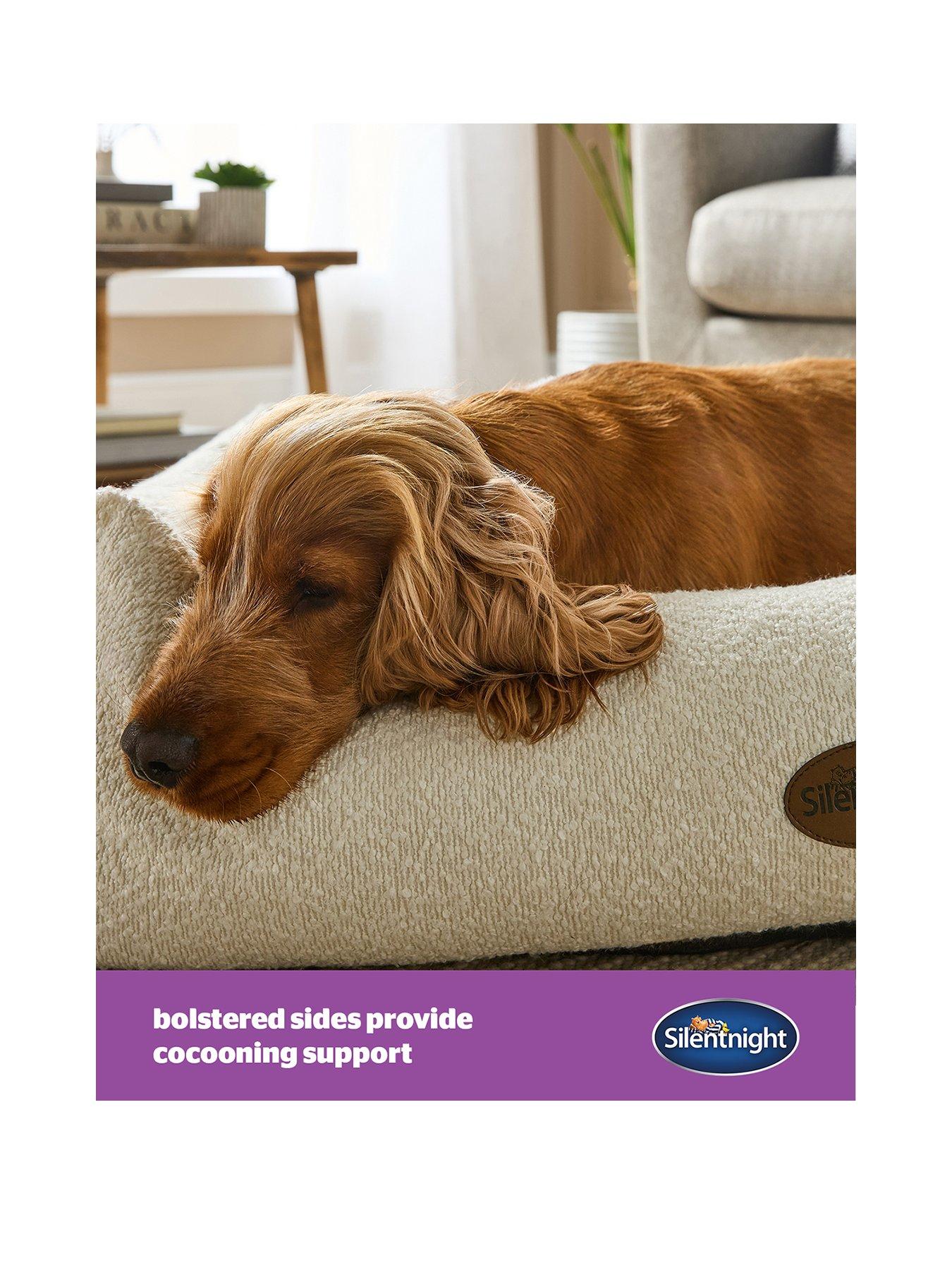 Silentnight Ultimate Deep Sleep Boucle Box Pet Bed - Natural | Very