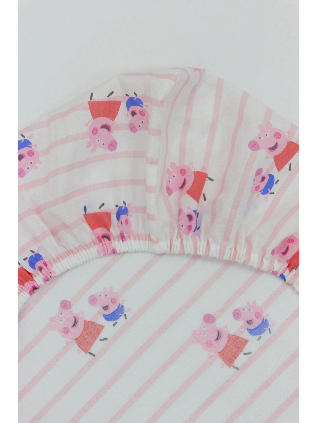 Peppa Pig Set Of 2 Fitted Sheets | Very