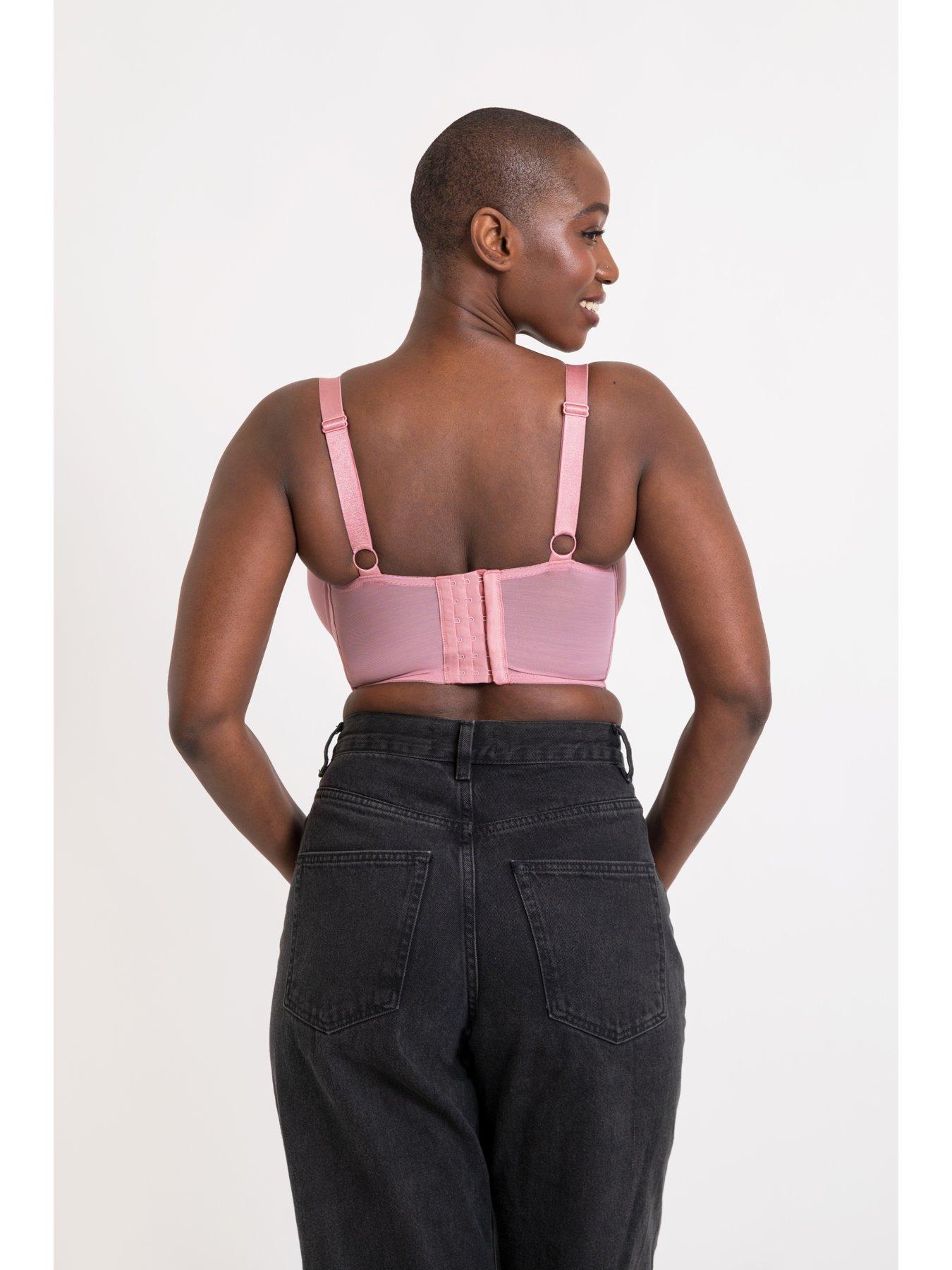 Curvy Kate Storm Scooped Longline Balcony Bra - Dusky Rose | Very