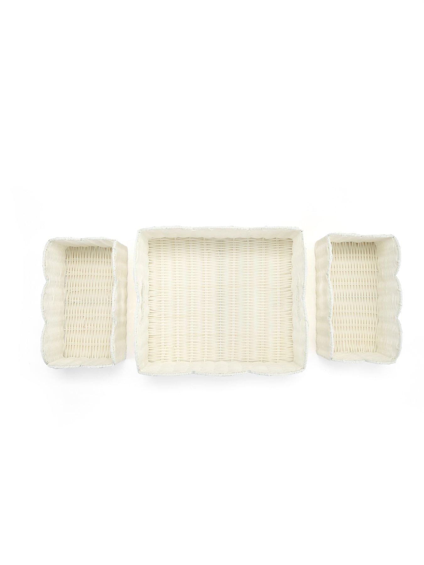 The Very Collection Set of 3 Scallop Storage Baskets | Very