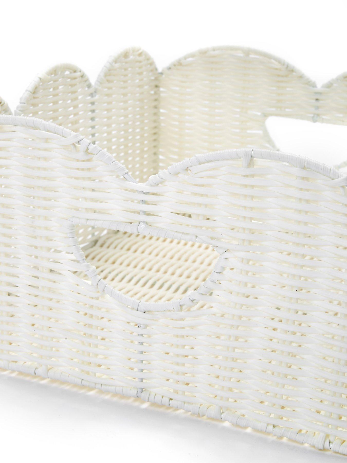 Very Home Set of 3 Scallop Storage Baskets | Very