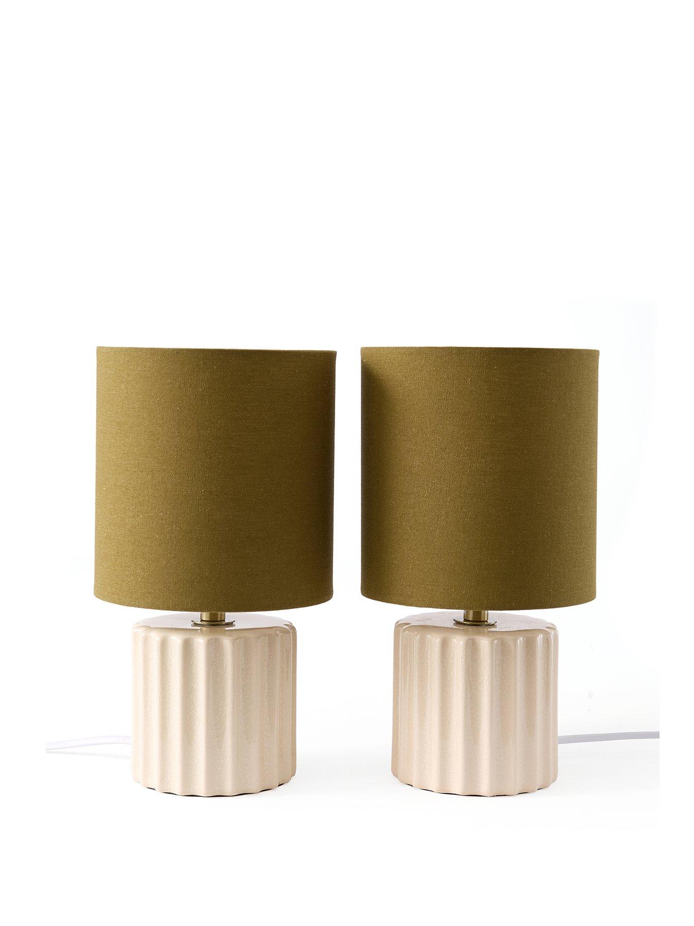 The Very Collection Set of 2 Ceramic Table Lamps | Very