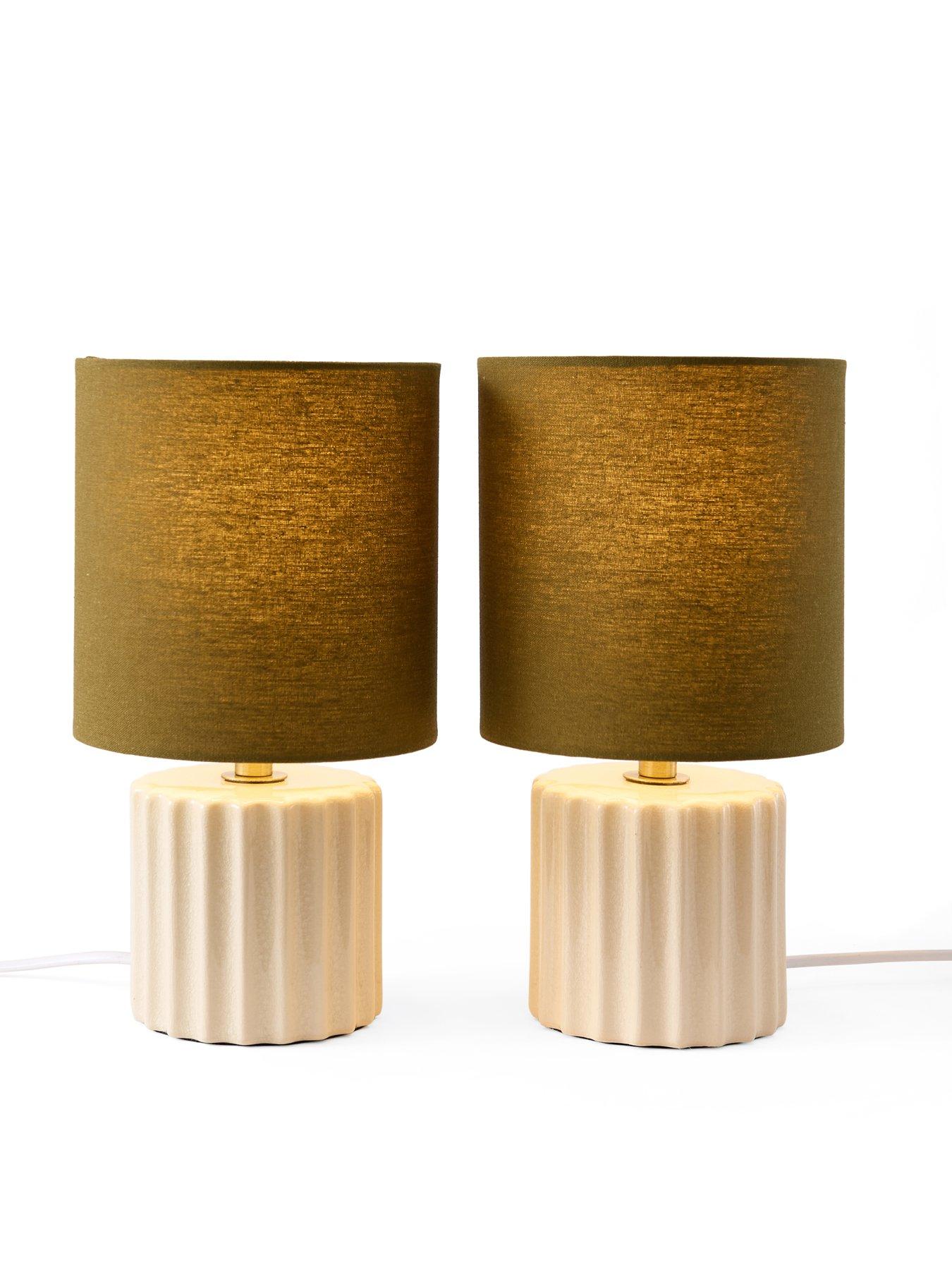 The Very Collection Set of 2 Ceramic Table Lamps | Very