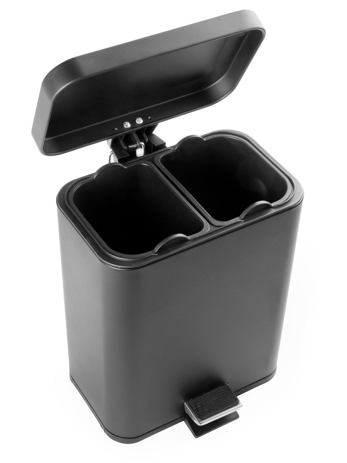 Beldray 5-Litre Dual Compartment Bin - Black | Very