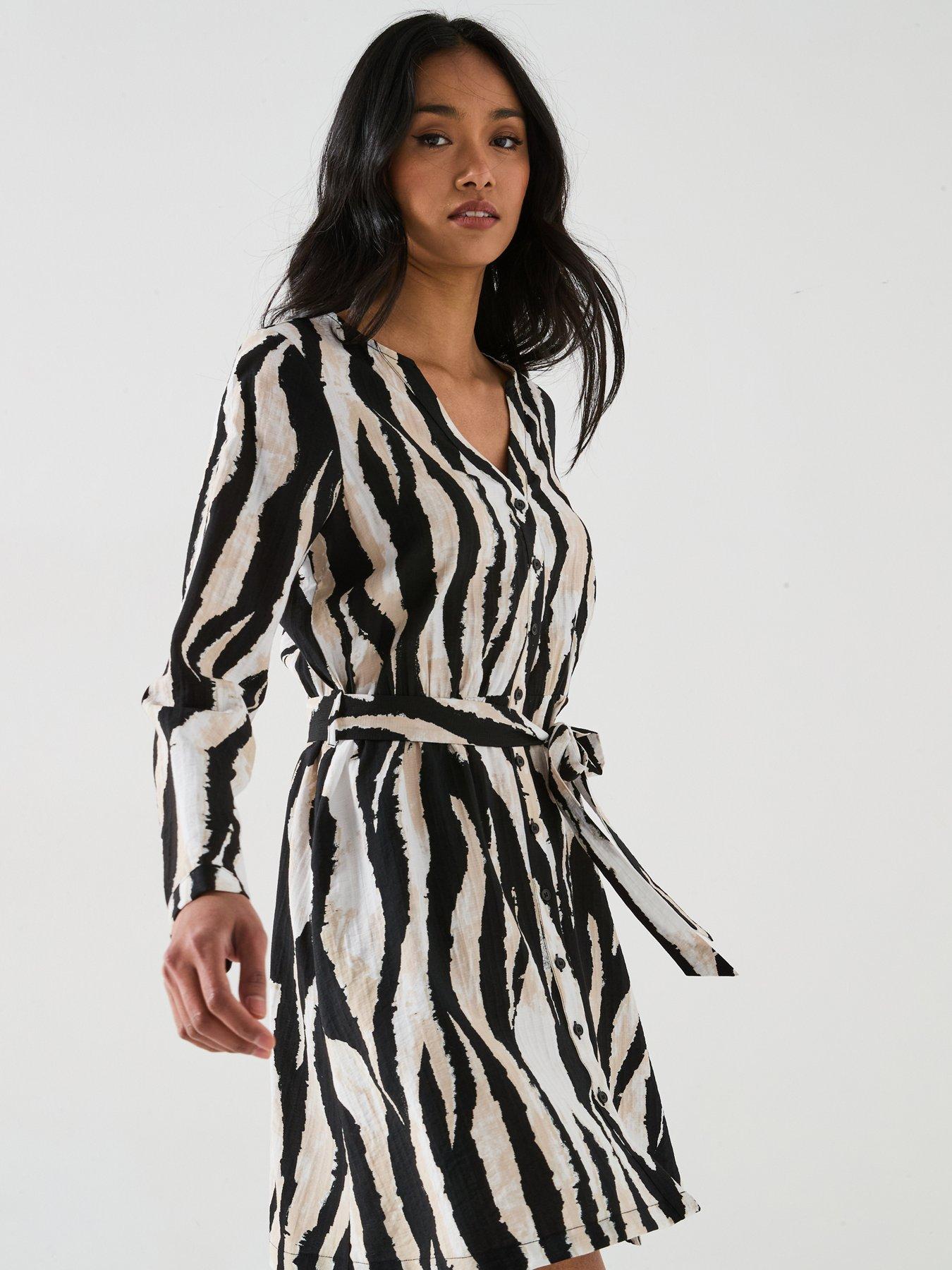 Vero Moda Wrap Style Mini Dress - Multi | Very
