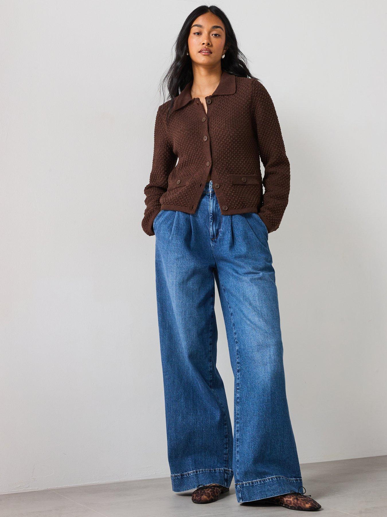 Mango Polo Neck Knitted Jacket | Very