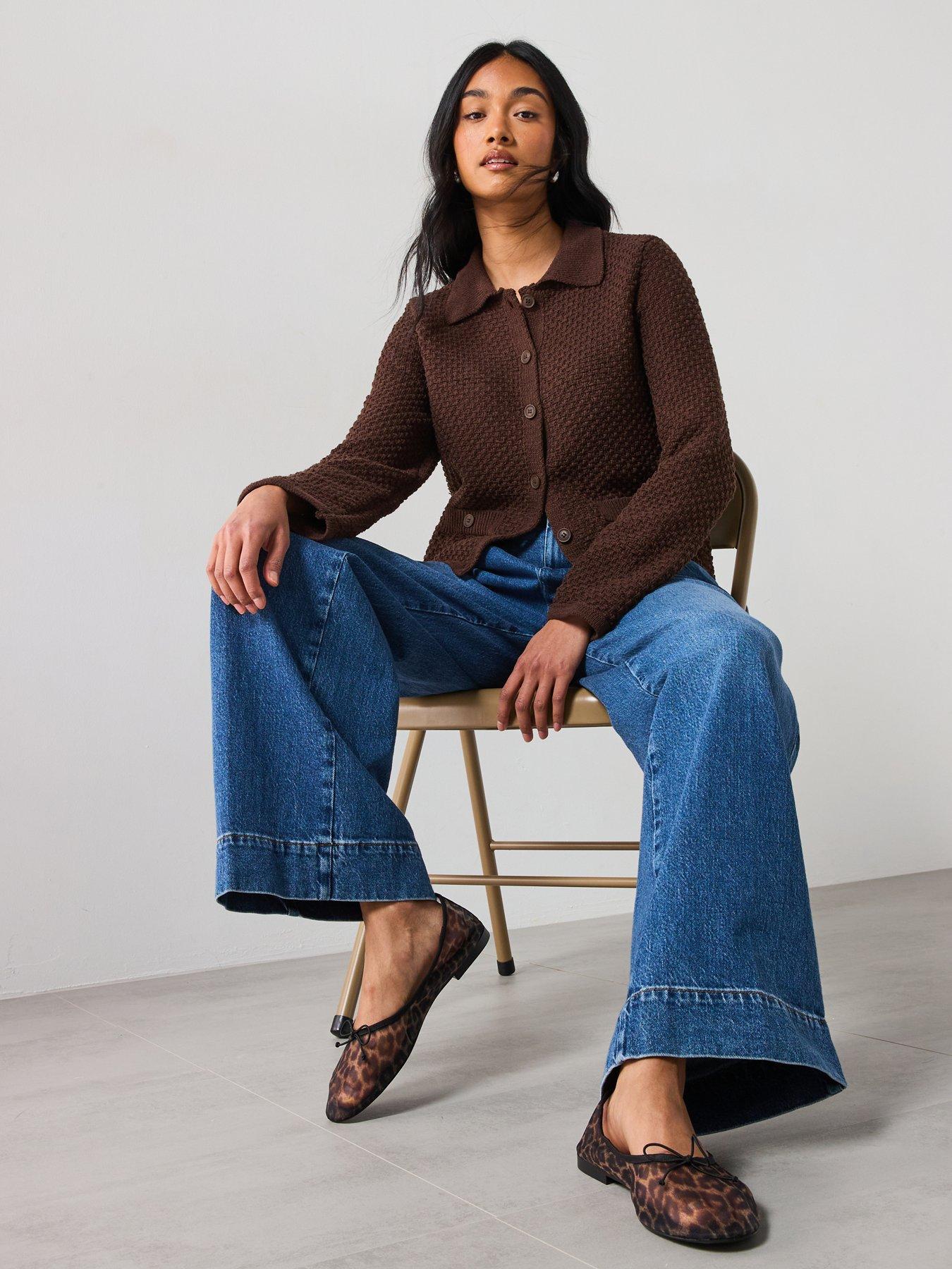Mango Polo Neck Knitted Jacket | Very