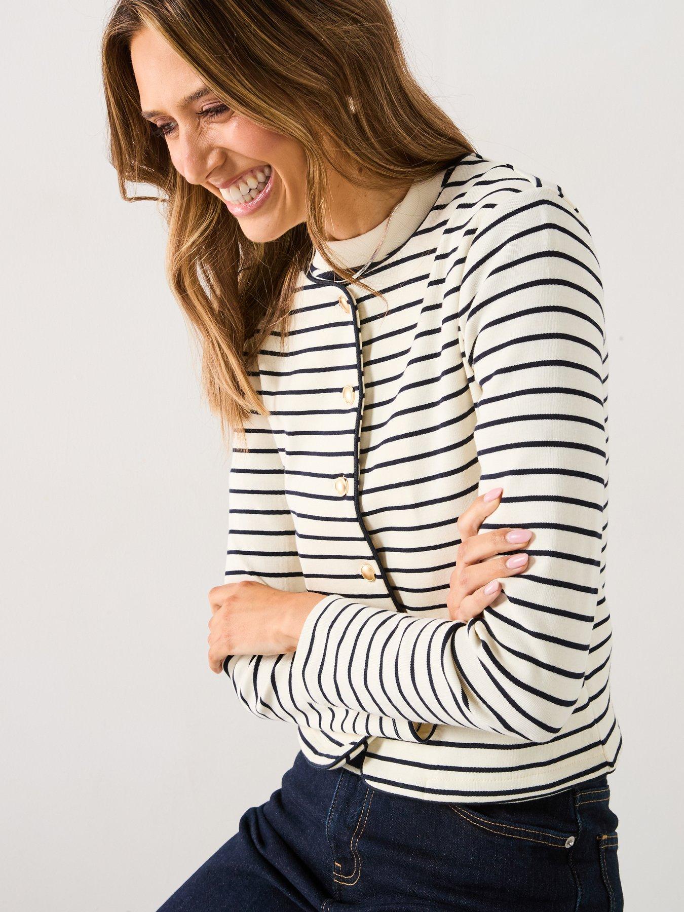 Mango Stripped Knit Cardigan | Very