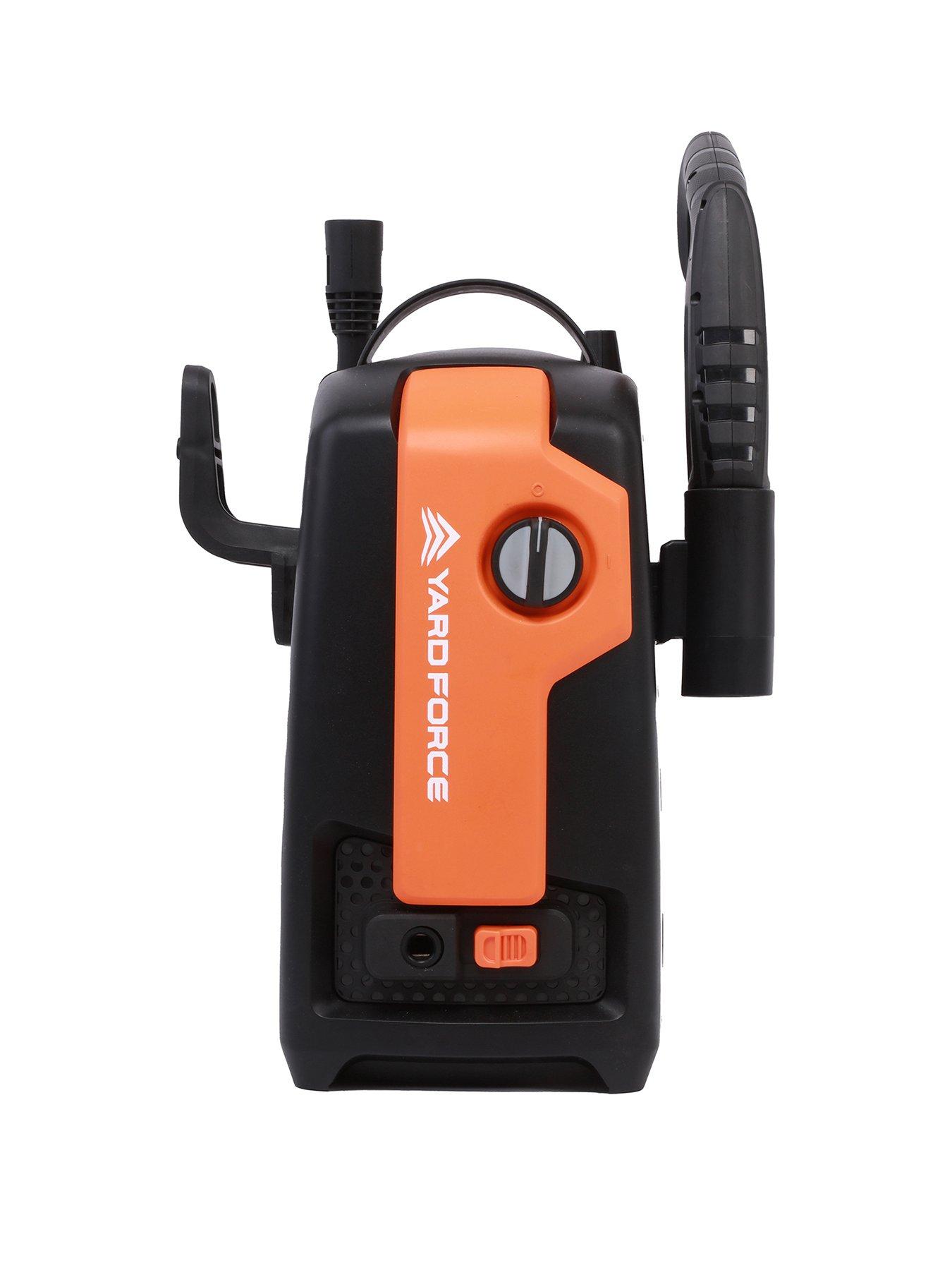 Yard Force 1600W High Pressure Washer with 120Bar Max Pressure and 400L ...