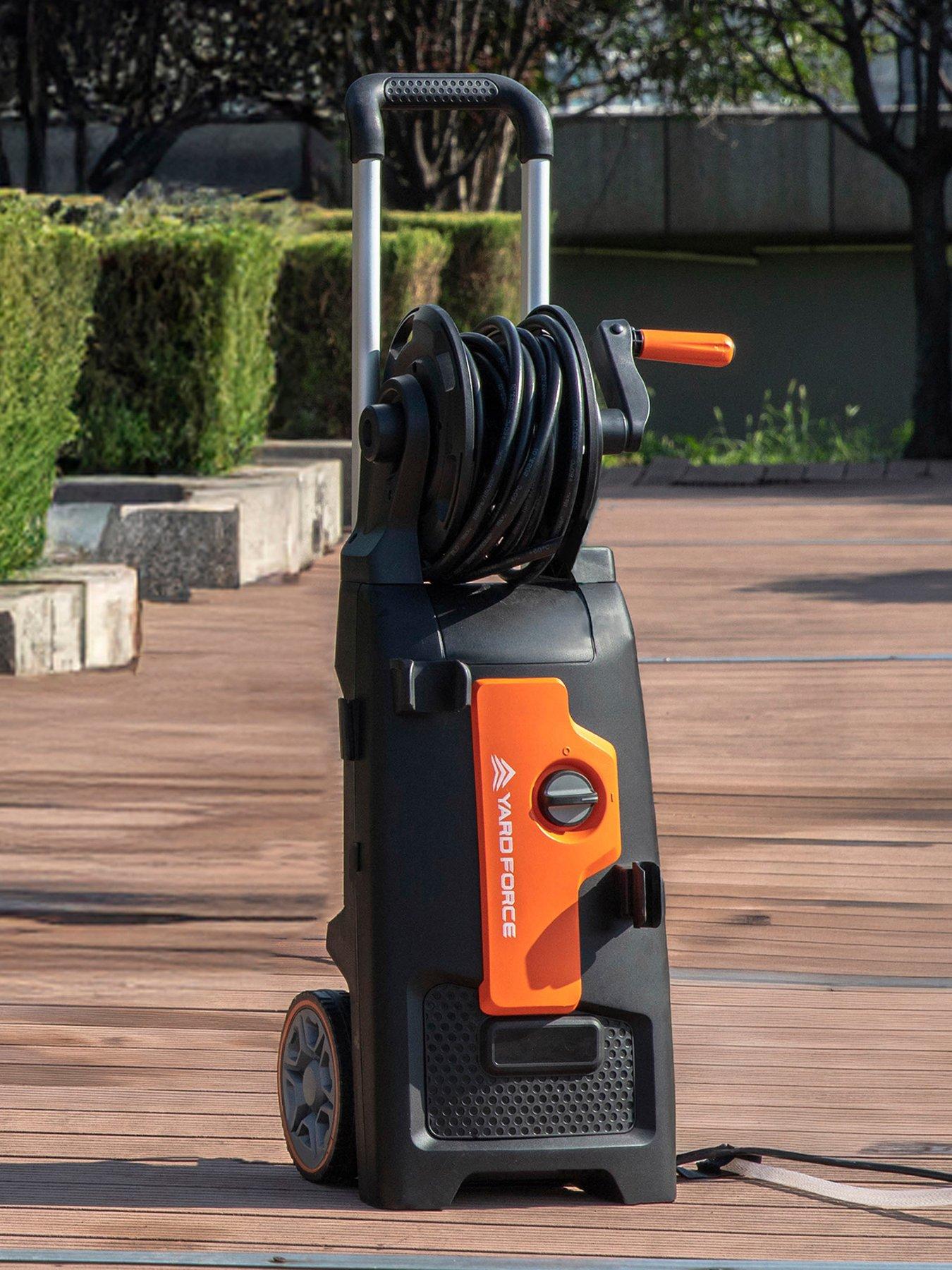 Yard Force 2200W High Pressure Washer with 165Bar Max Pressure and 450L ...