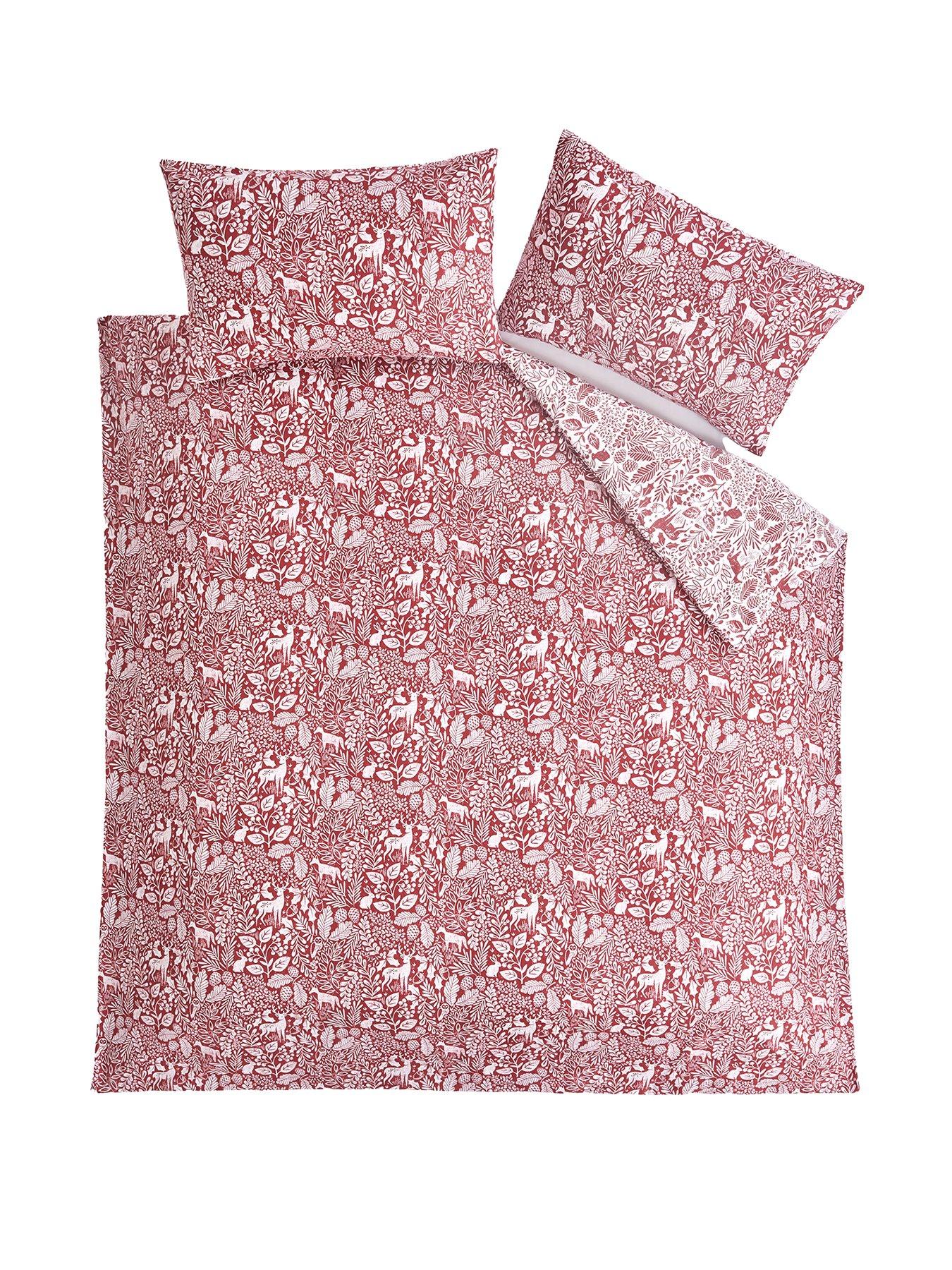 The Very Collection Brushed Cotton Winter Woodland Duvet Cover Set | Very