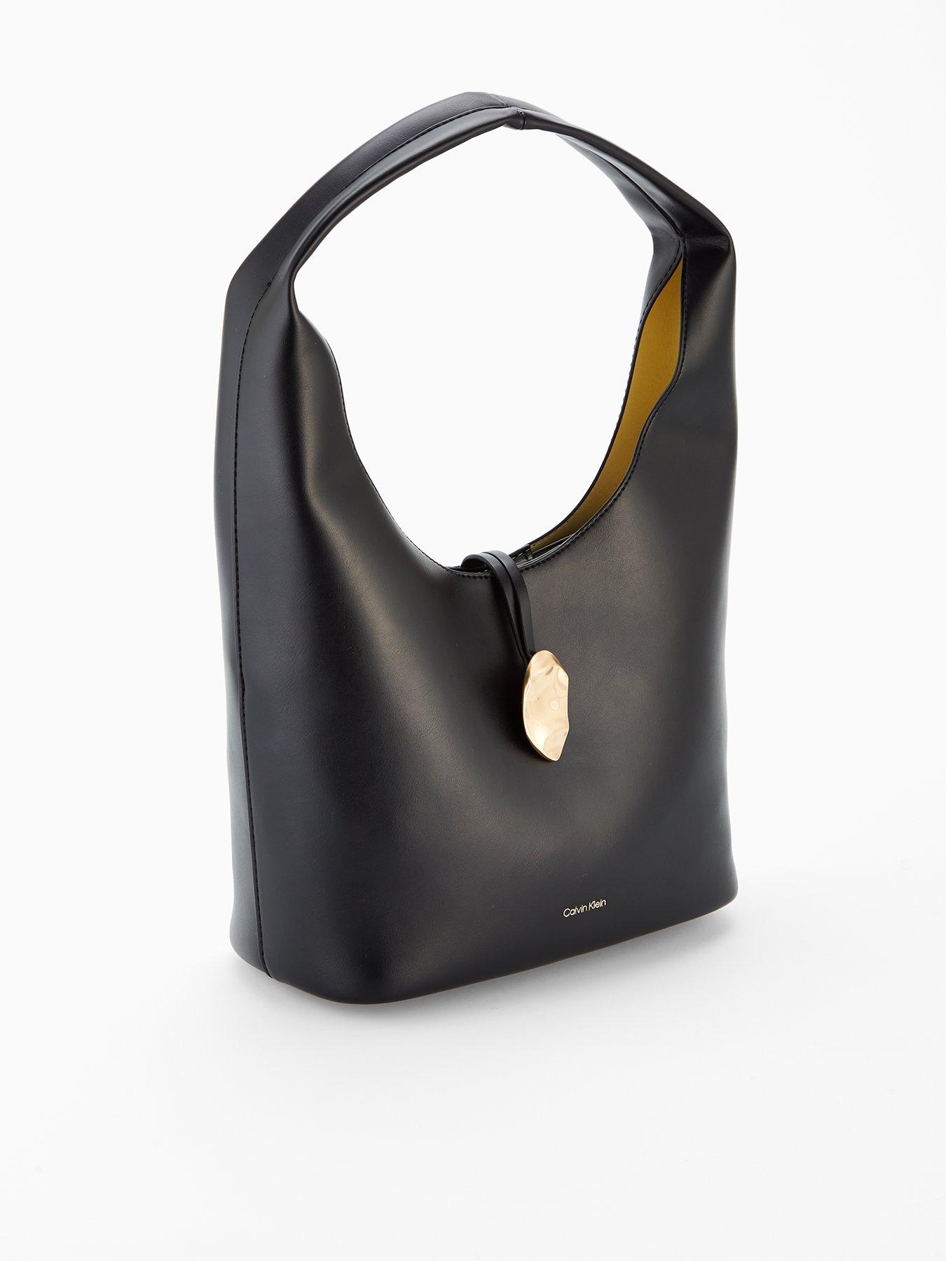 Calvin Klein Gold Detailed Fasten Shoulder Bag - Black | Very