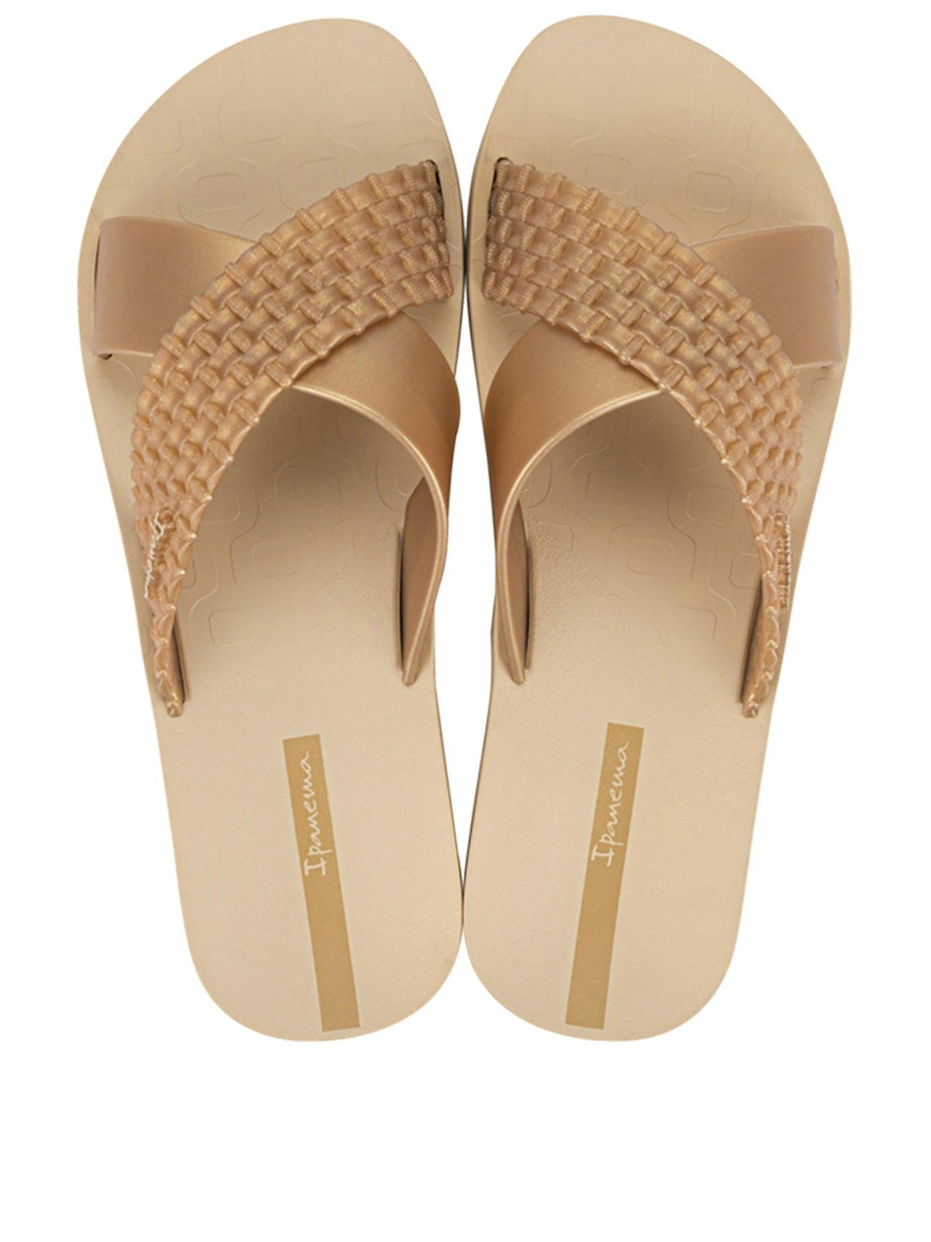 Ipanema Sense Cross Over Slide - Beige | Very