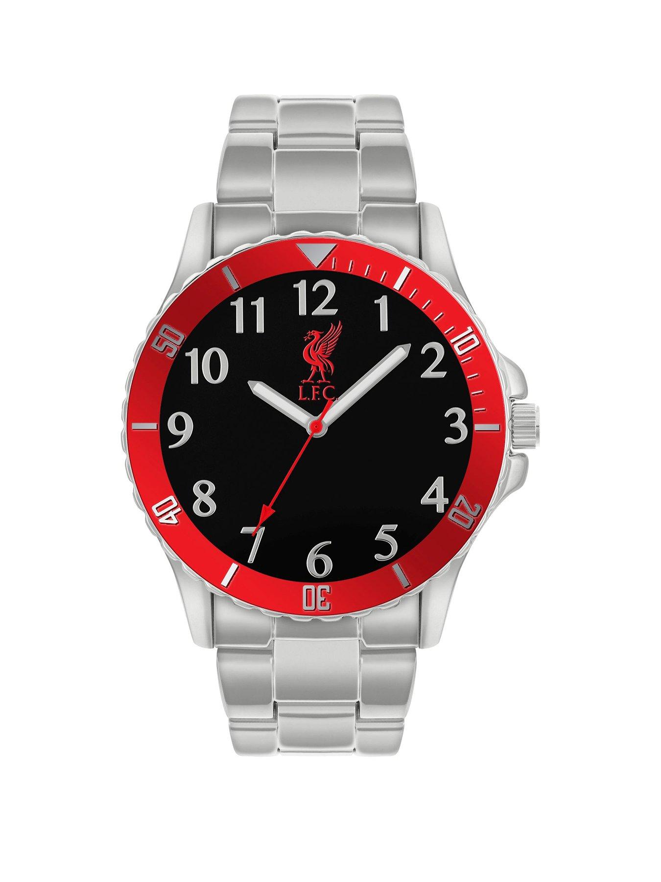 Liverpool FC Silver Liverpool FC Quartz Watch Red Dial | Very