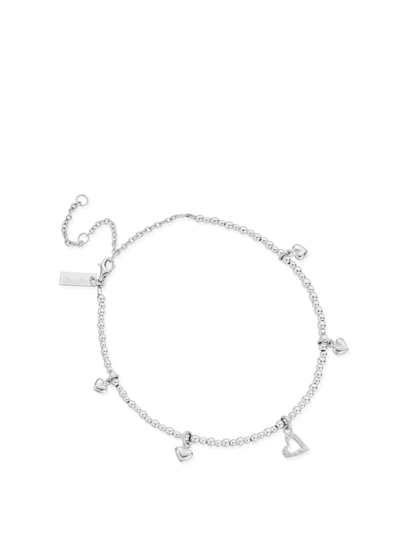 ChloBo Mini Cute Multi Heart Anklet | Very