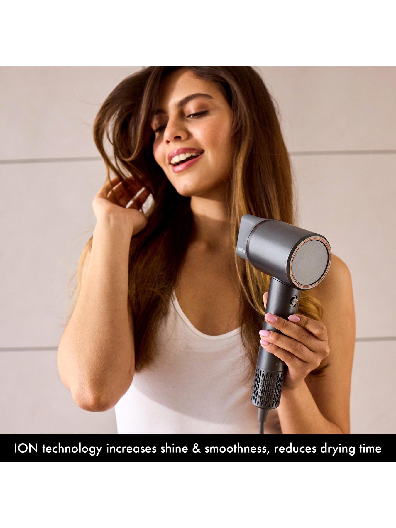 AirCraft AirMotion IONIC Hair Dryer with Digital Motor & Heatpulse Grey | Very